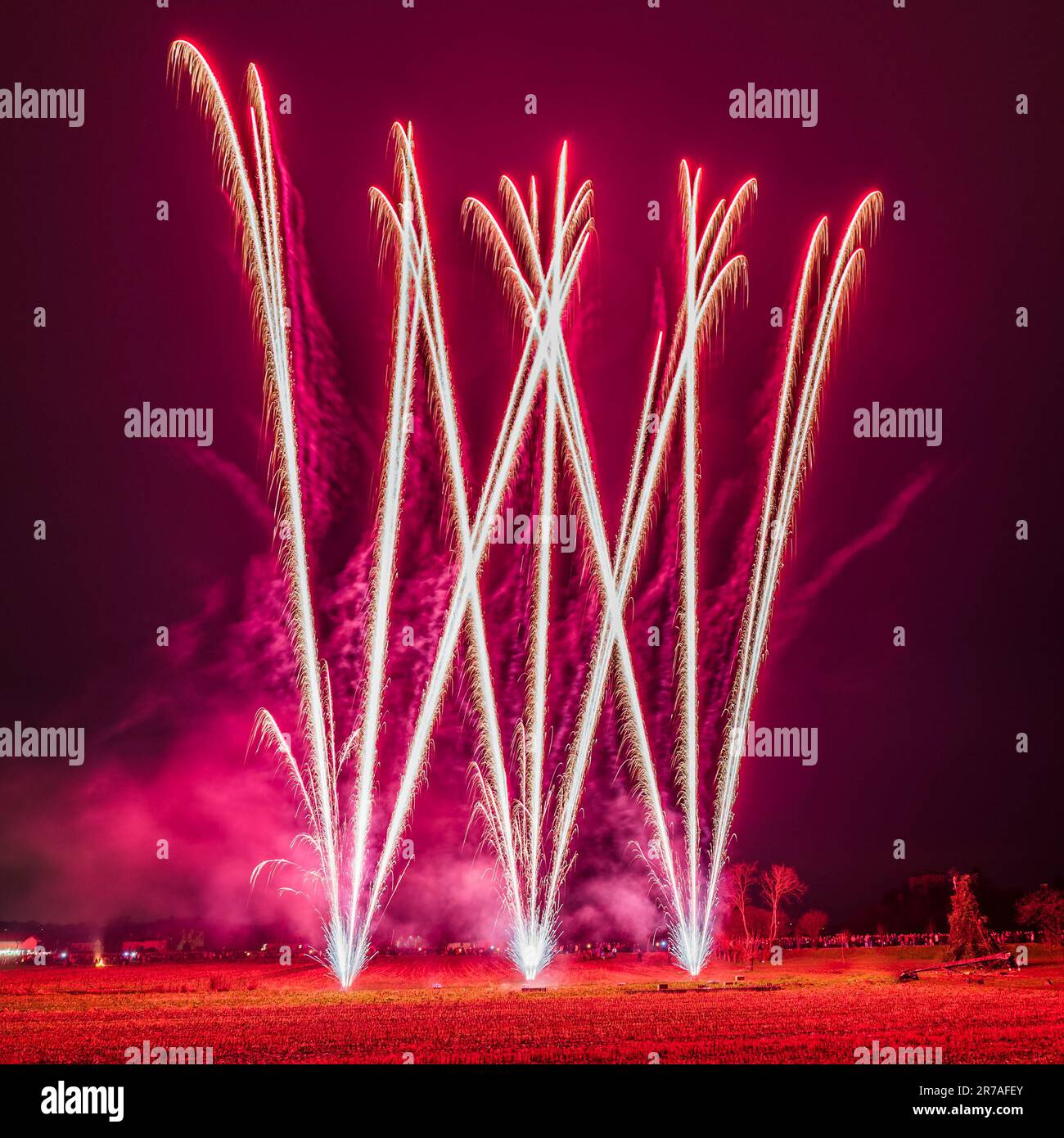Traditional fireworks and epiphany fireworks in Friuli Stock Photo - Alamy