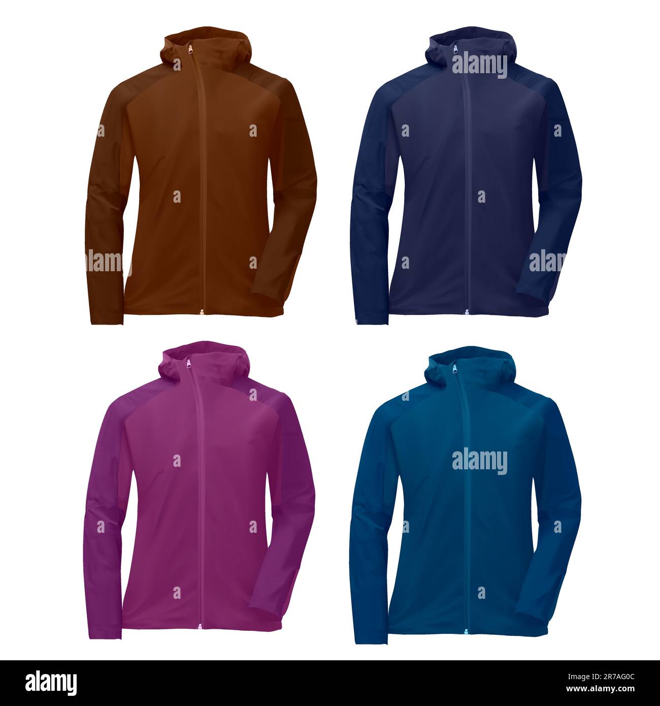 vector four hoodie jackets Stock Vector Image & Art - Alamy
