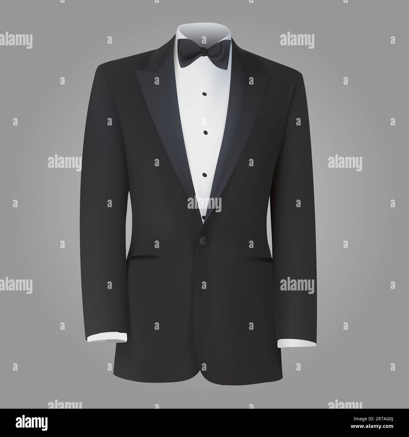 vector black tuxedo dinner jacket Stock Vector Image & Art - Alamy