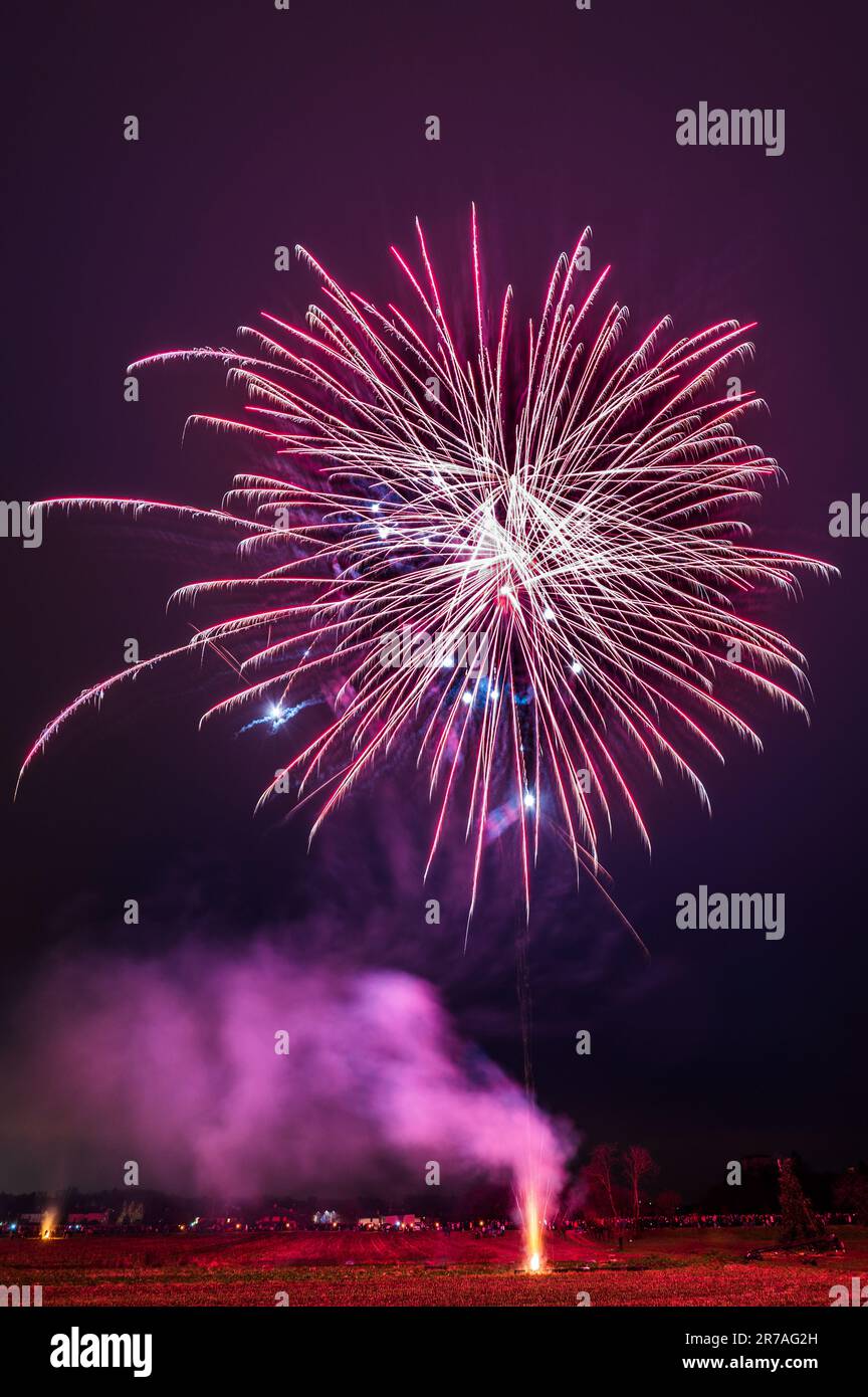 Traditional fireworks and epiphany fireworks in Friuli Stock Photo - Alamy