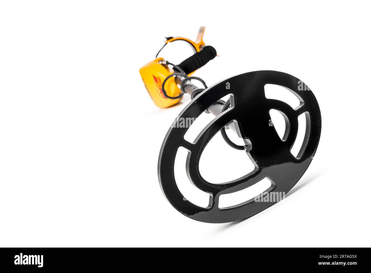 metal detector. Isolated Stock Photo - Alamy