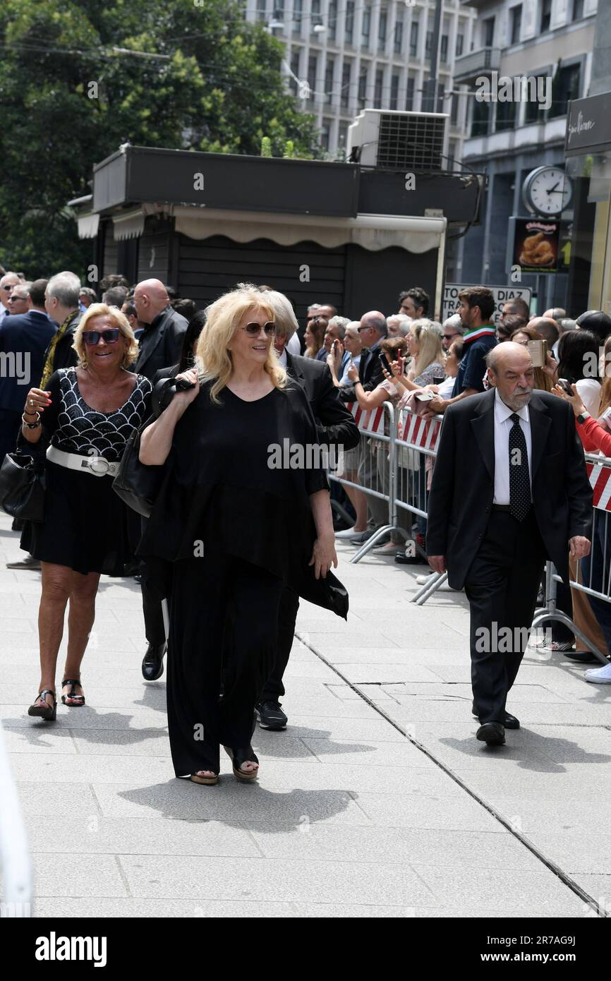Milan, . 14th June, 2023. Milan, State funeral for Silvio Berlusconi in ...
