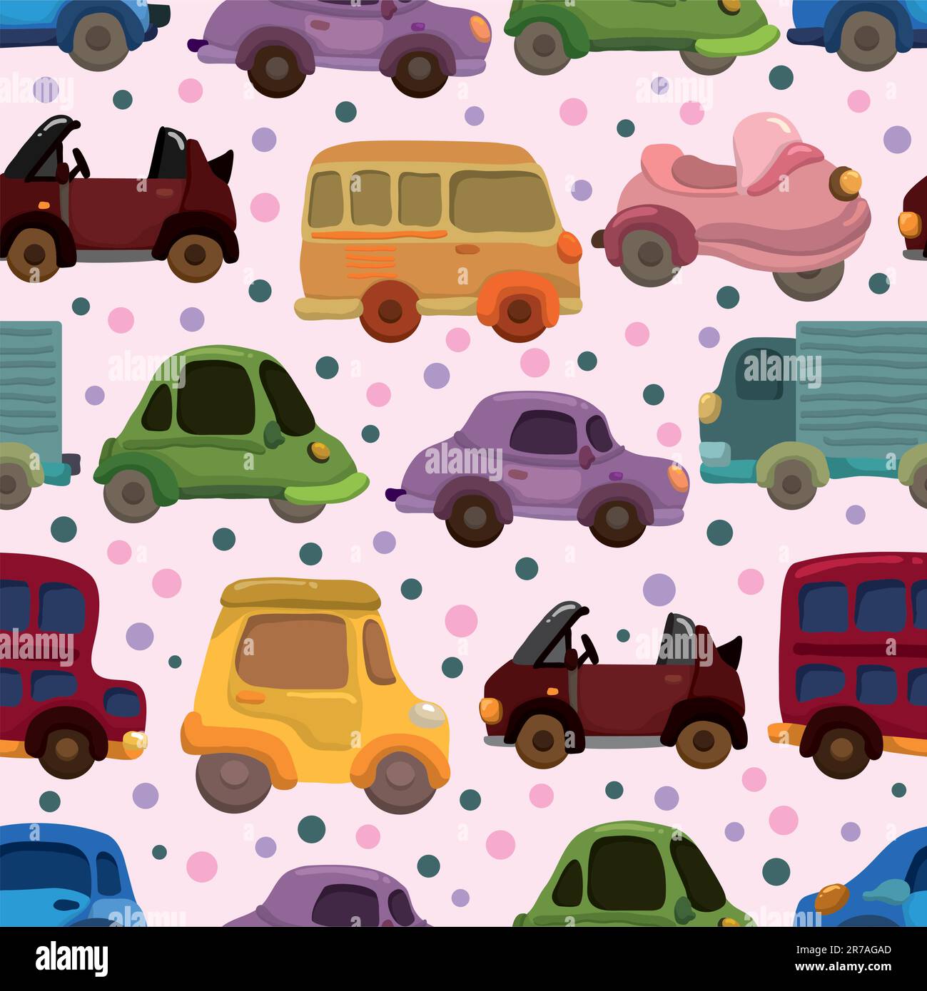 seamless car pattern Stock Vector Image & Art - Alamy