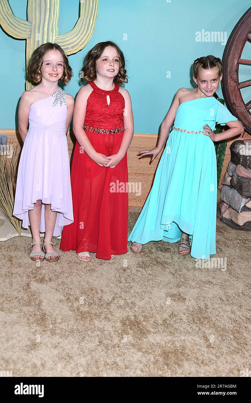 New York, USA on June 13, 2023. Ella Faris, Gracie Faris & Willan Faris attends the New York ...