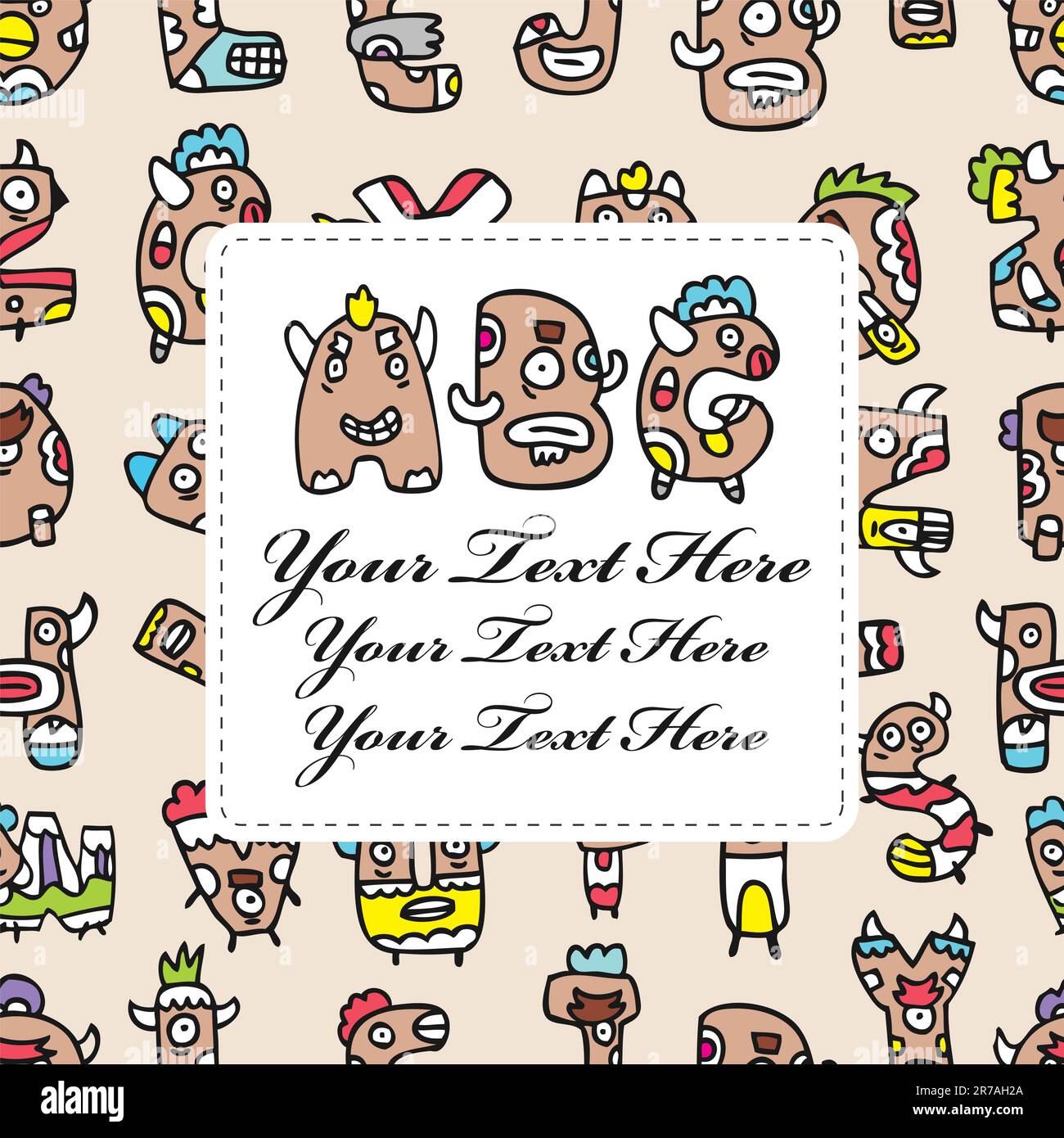 Postcard type image Stock Vector Images - Alamy