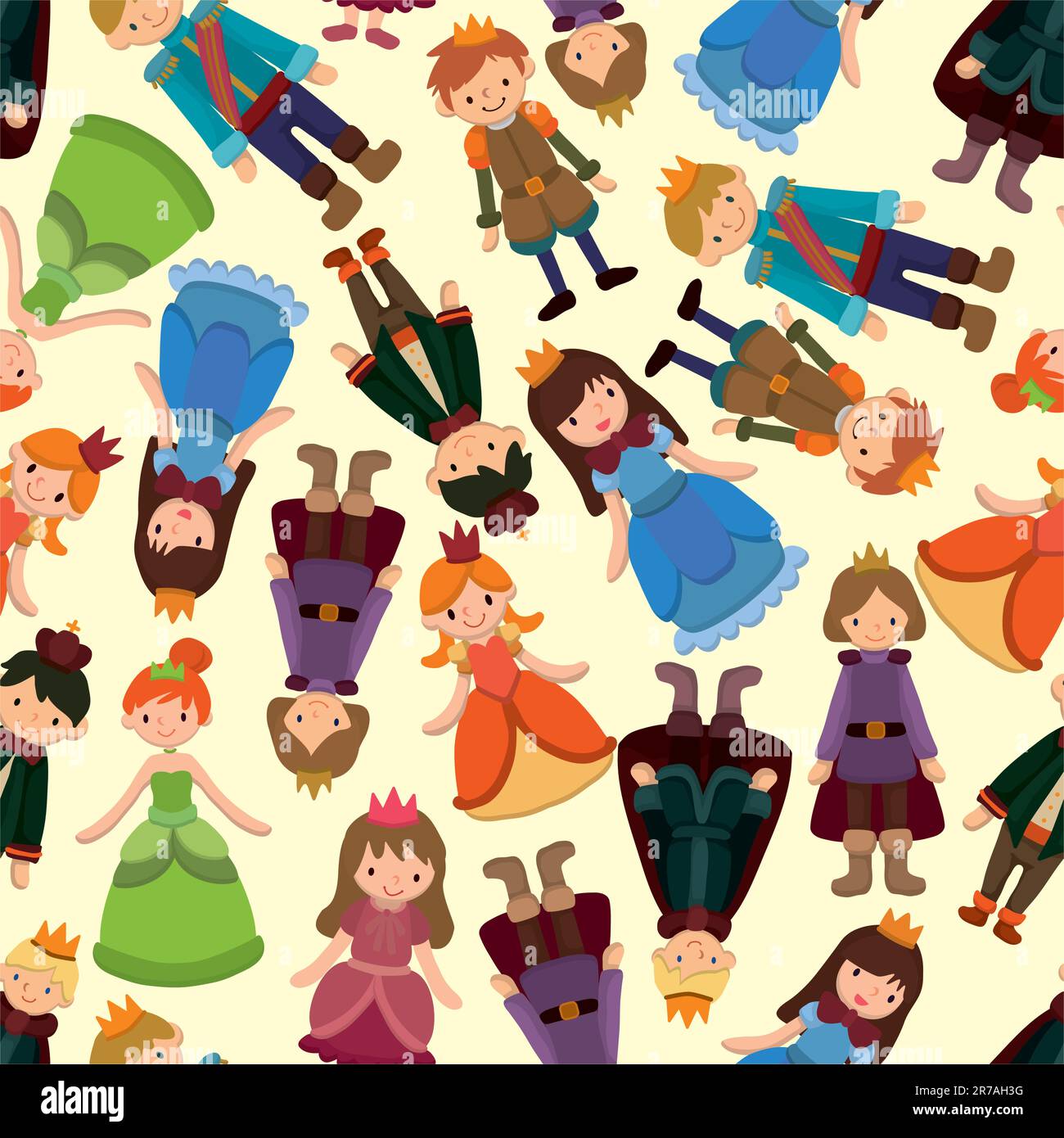 Cartoon golden crown party hi-res stock photography and images - Alamy