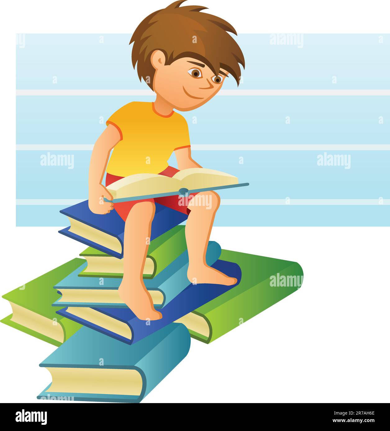 Bright scholar education Stock Vector Images - Alamy