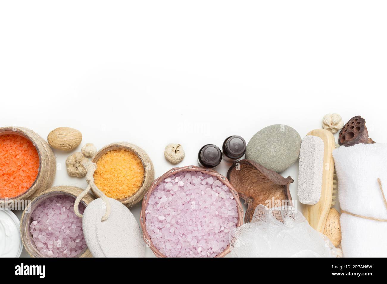 spa concept isolated on white Stock Photo - Alamy