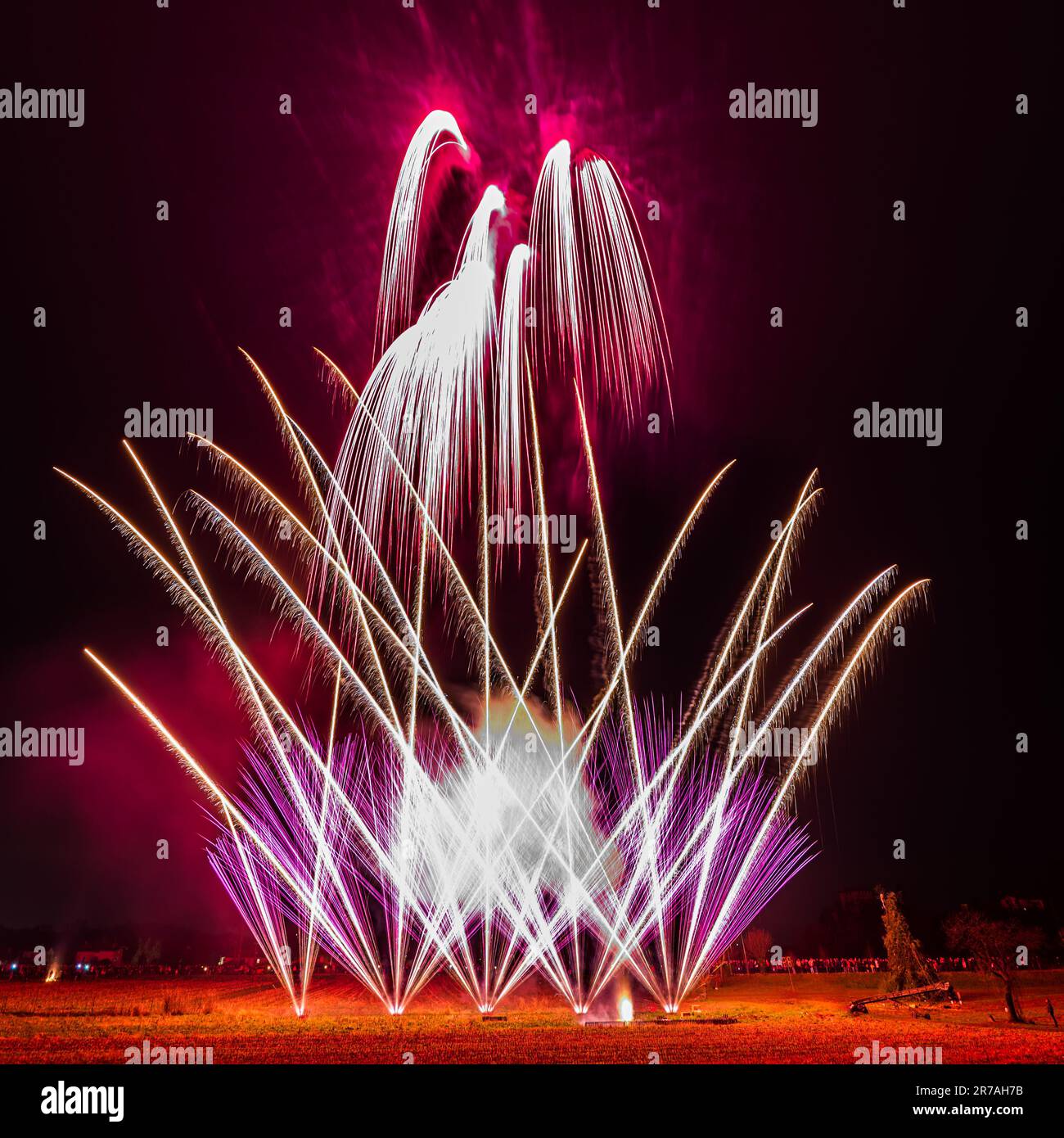 Traditional fireworks and epiphany fireworks in Friuli Stock Photo - Alamy