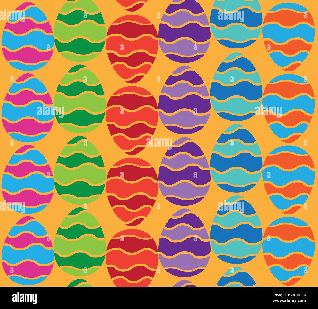 Vector illustration - Easter eggs pattern Stock Vector Image & Art - Alamy