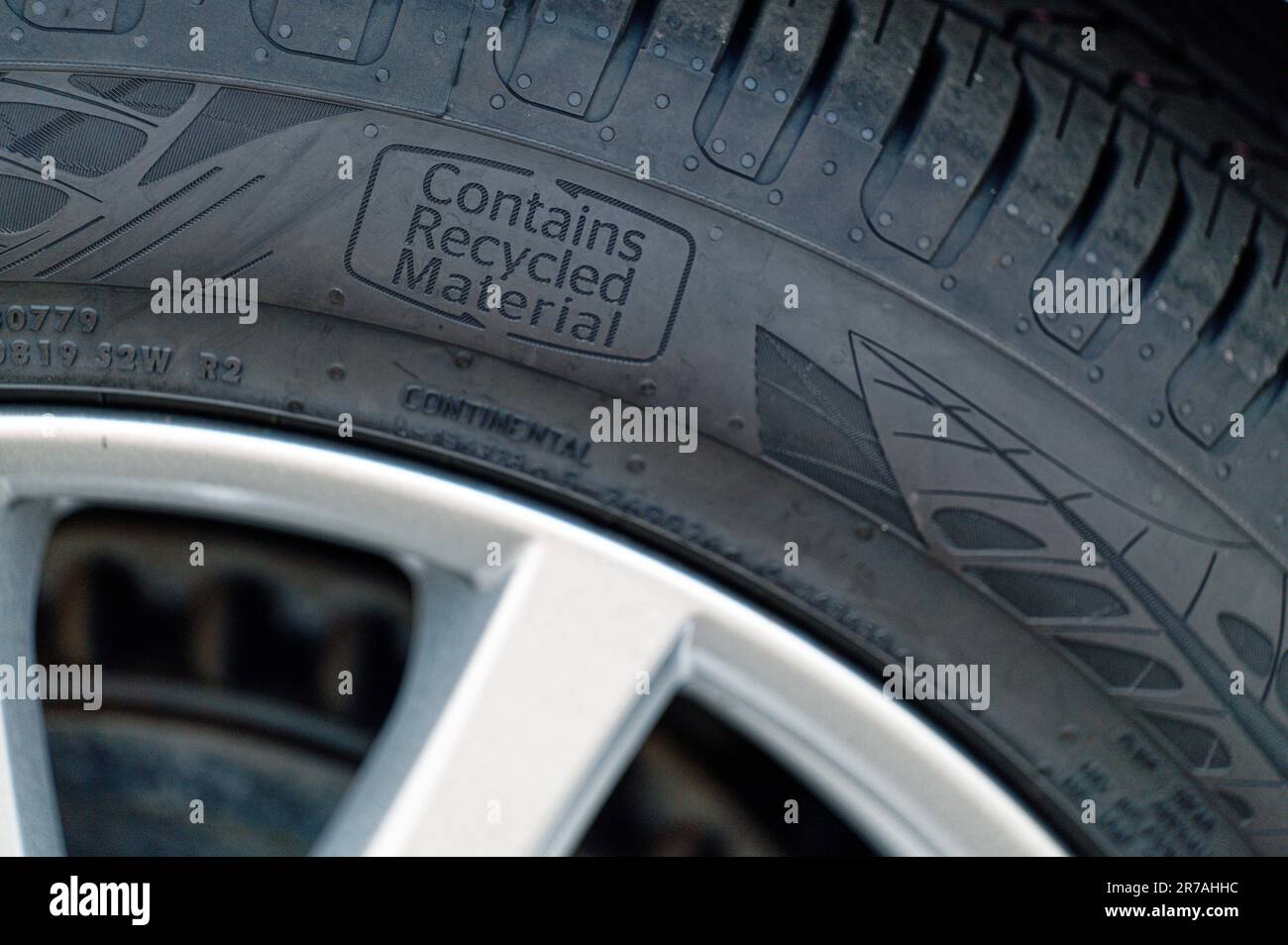14 June 2023, Hesse, Frankfurt/M.: The new "UltraContact NXT" tire will ...