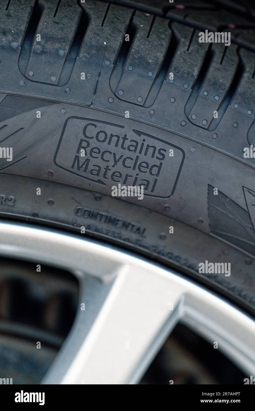 14 June 2023, Hesse, Frankfurt/M.: The new "UltraContact NXT" tire will ...