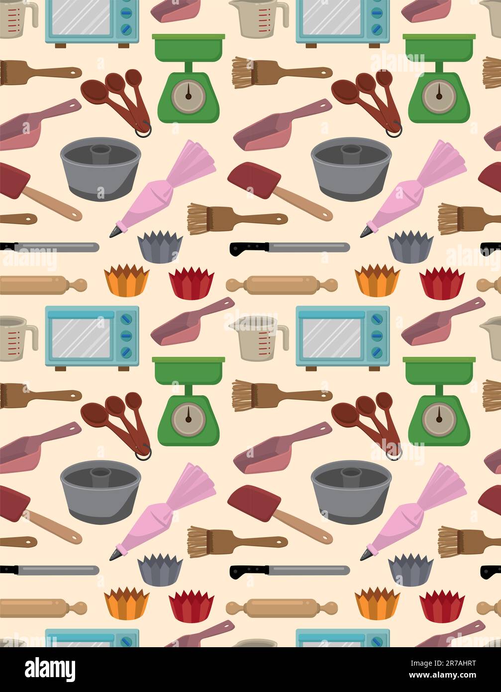 seamless bake tool pattern Stock Vector Image & Art - Alamy