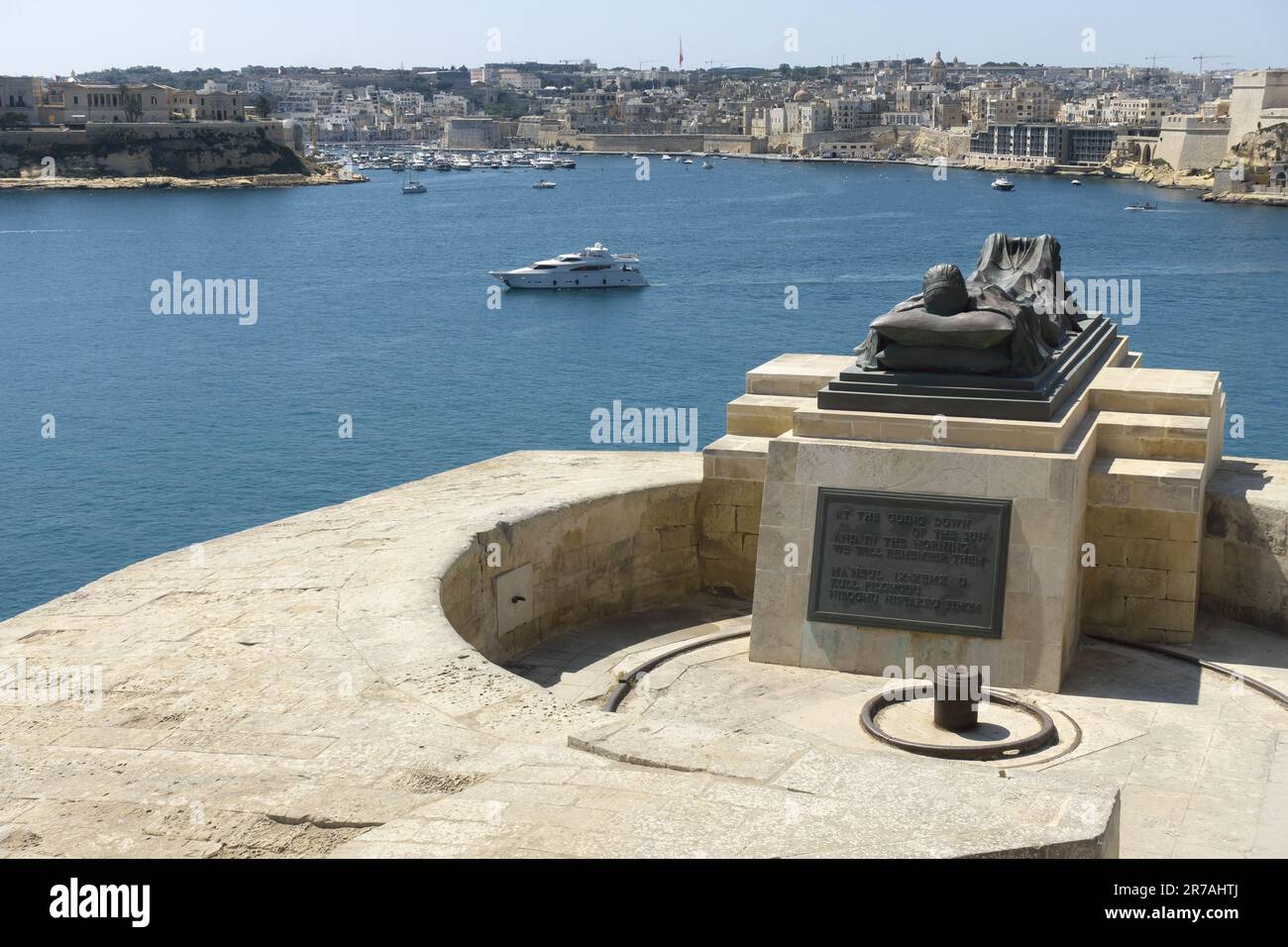 The Siege Bell Memorial: catafalque and bronze statue dedicated to the ...