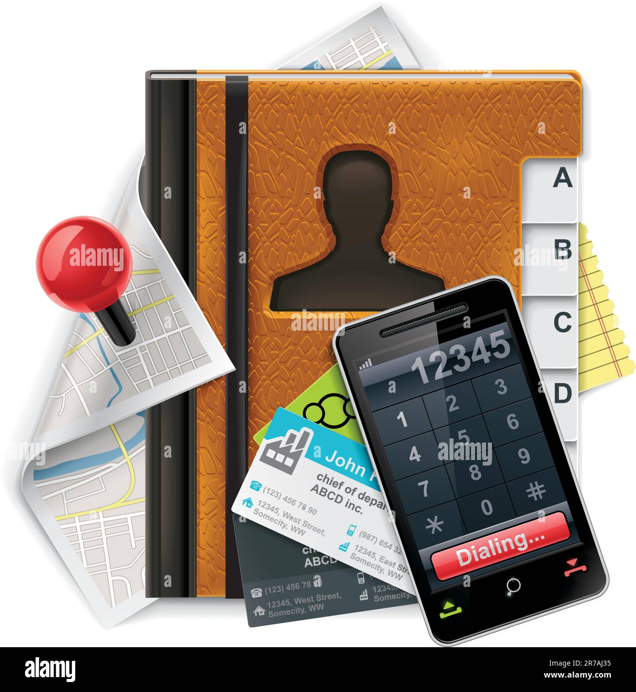 Smart office features Stock Vector Images - Alamy