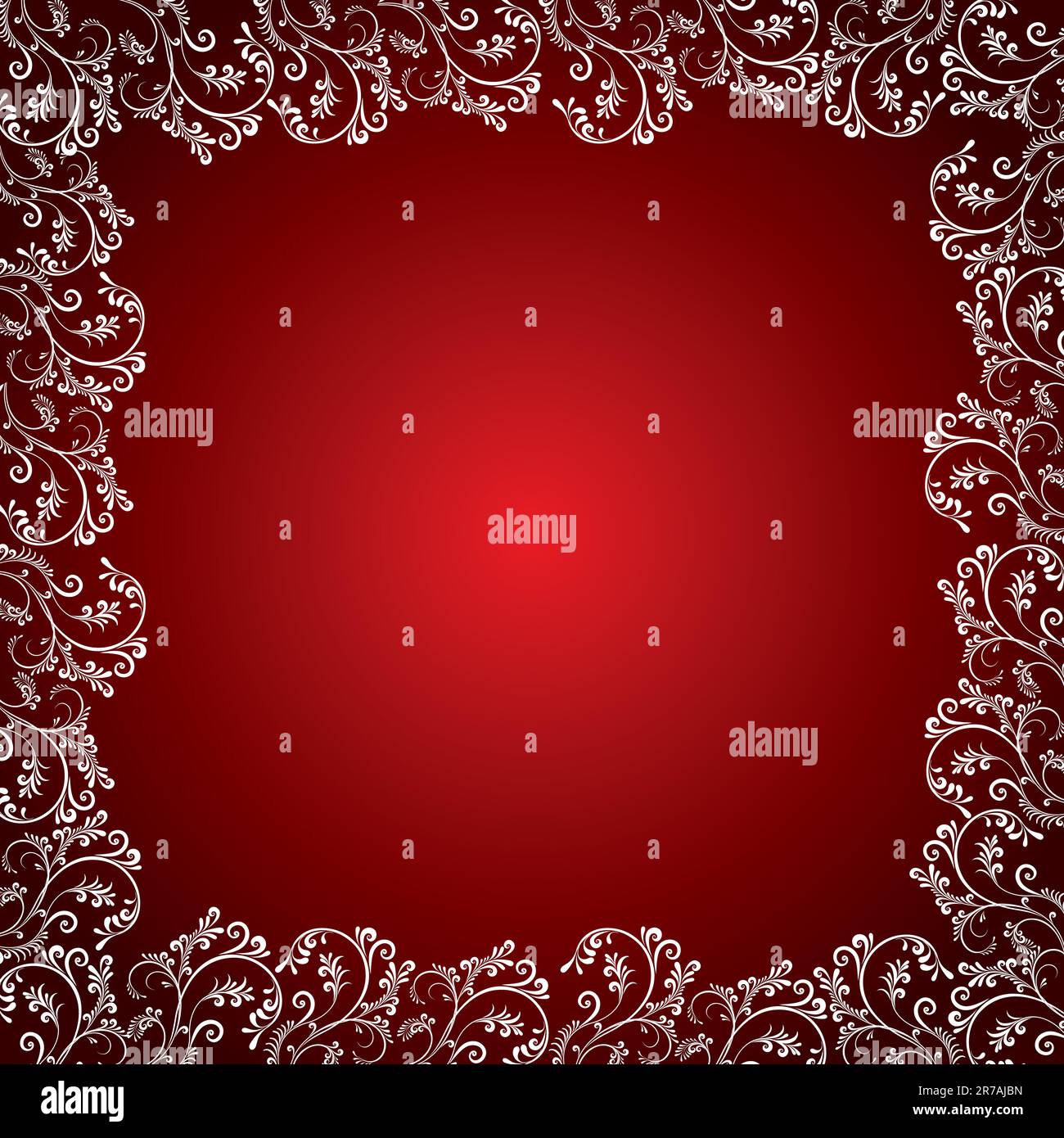 red background with swirl boundary Stock Vector Image & Art - Alamy