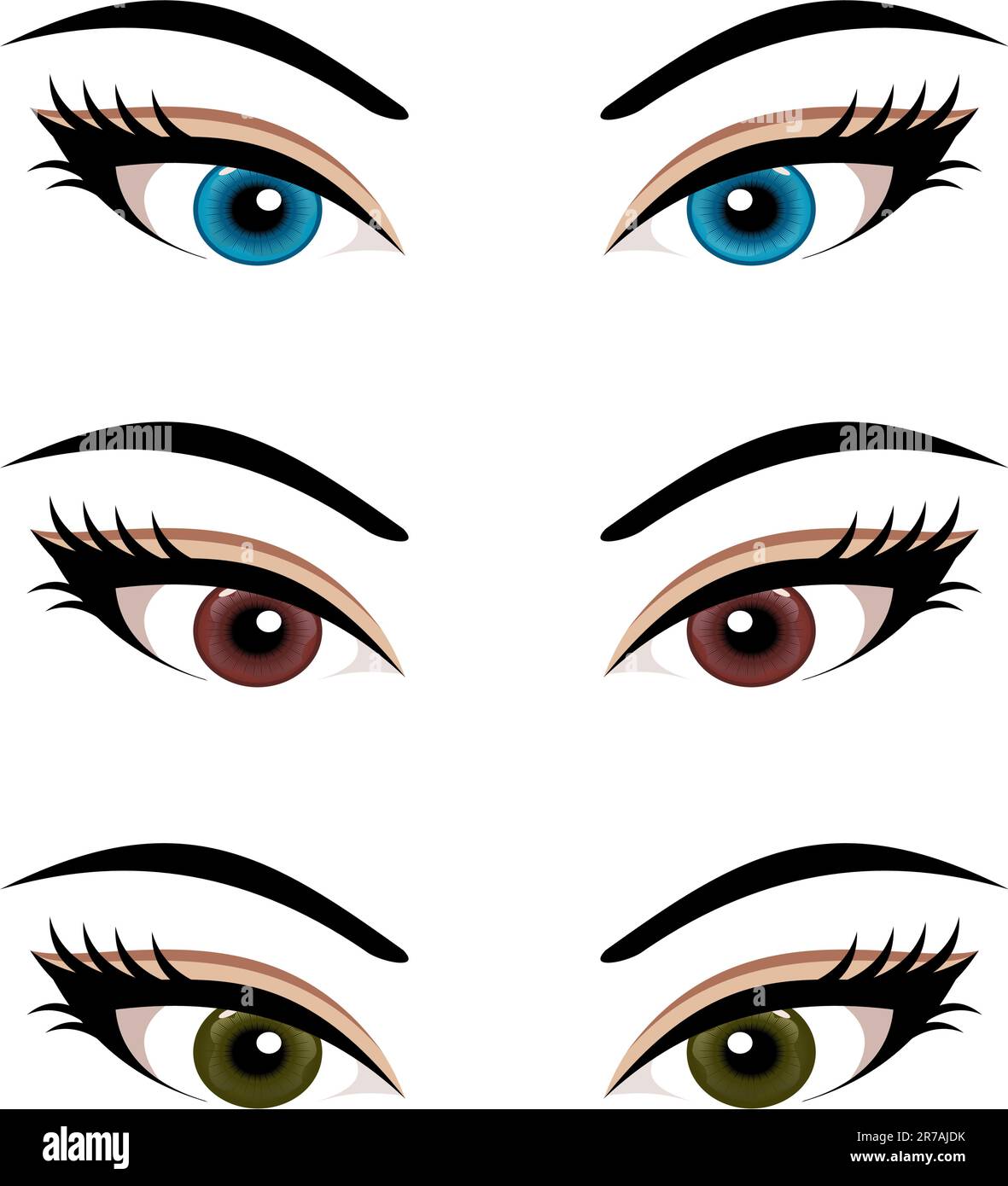 Female Eyes Drawing Cartoon at Mack Ralph blog