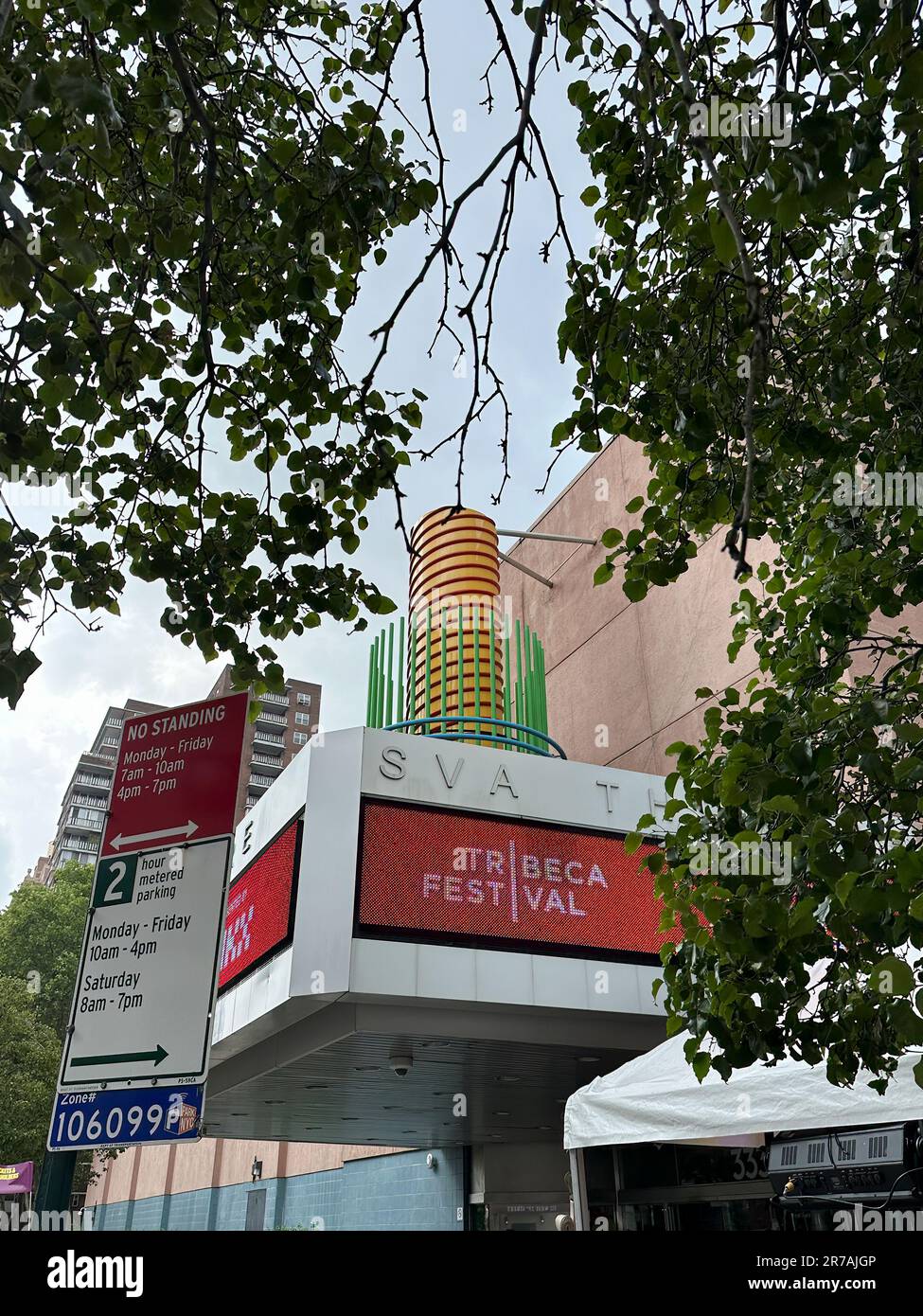 NEW YORK, NEW YORK, USA - JUNE 12, 2023: SVA Theatre building exterior ...