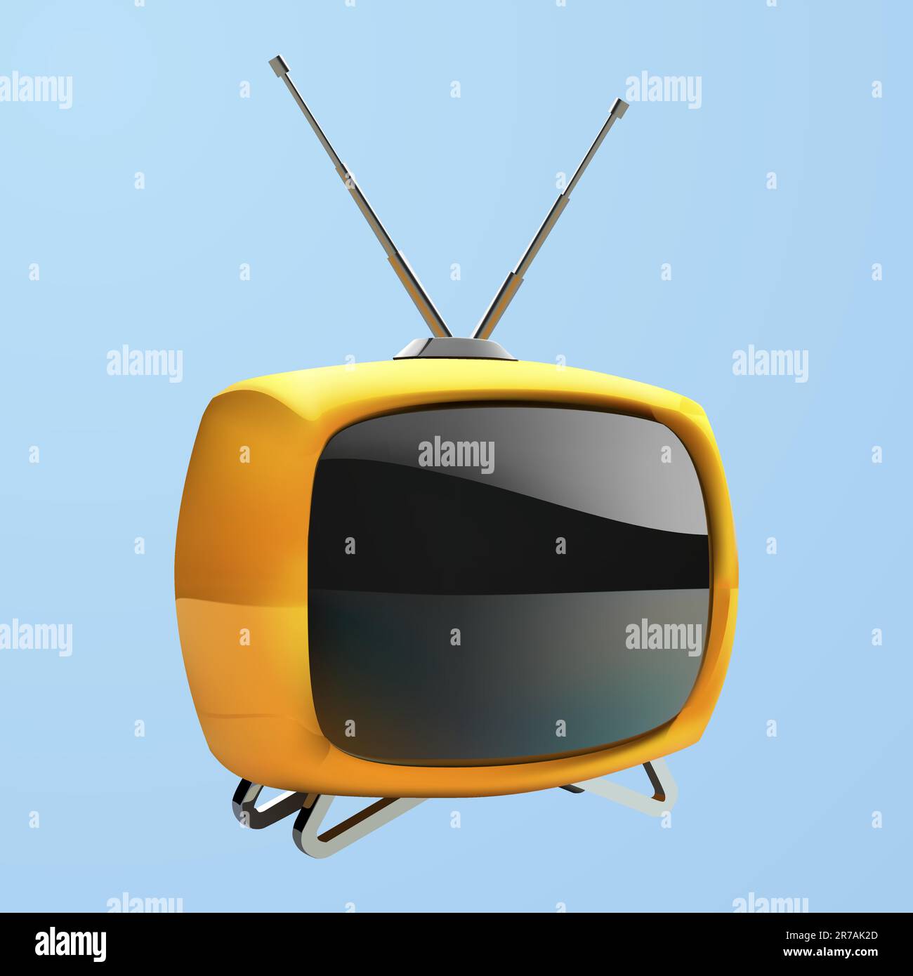 Orange tv Stock Vector Images - Alamy