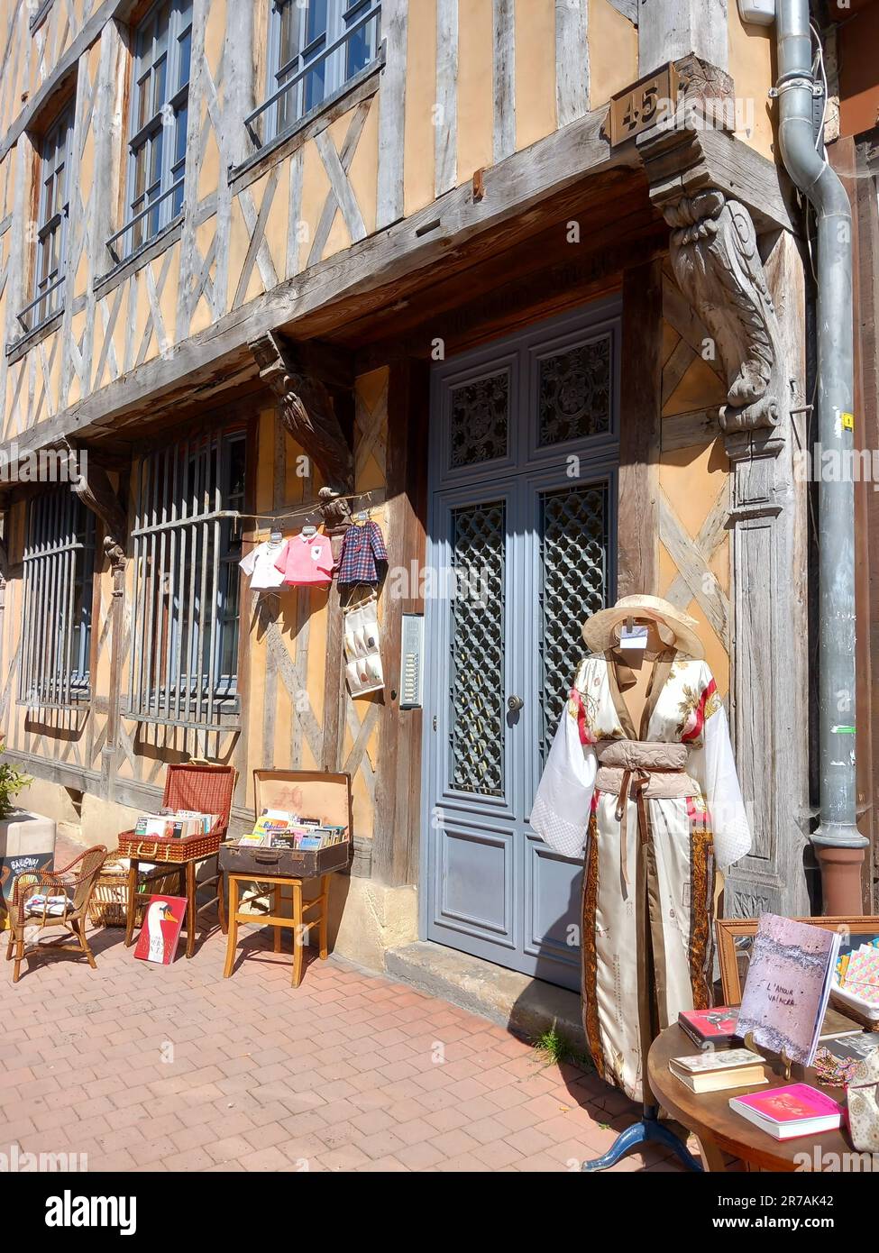 street scene, Troyes, Aube, France Stock Photo - Alamy