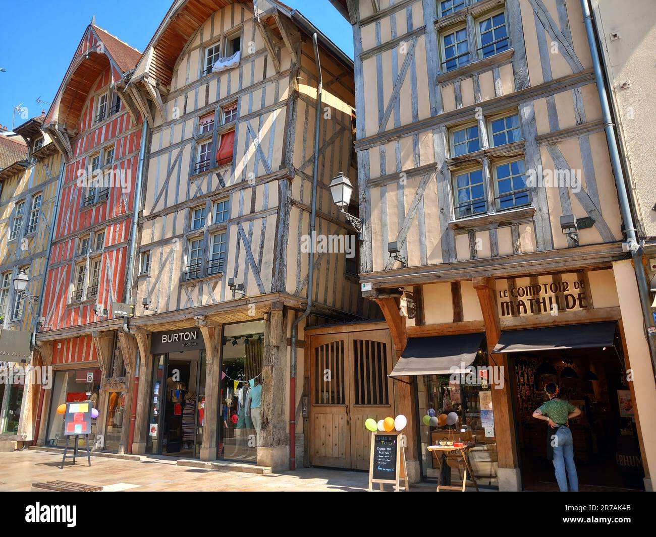 street scene, Troyes, Aube, France Stock Photo - Alamy