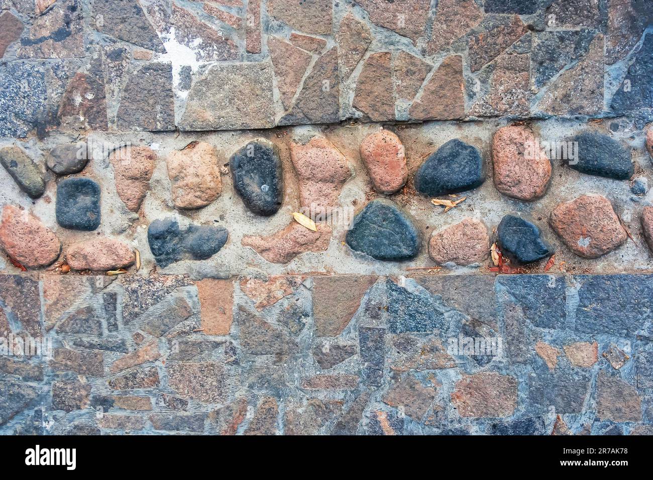 medieval stone wall. vintage architectural background Stock Photo - Alamy