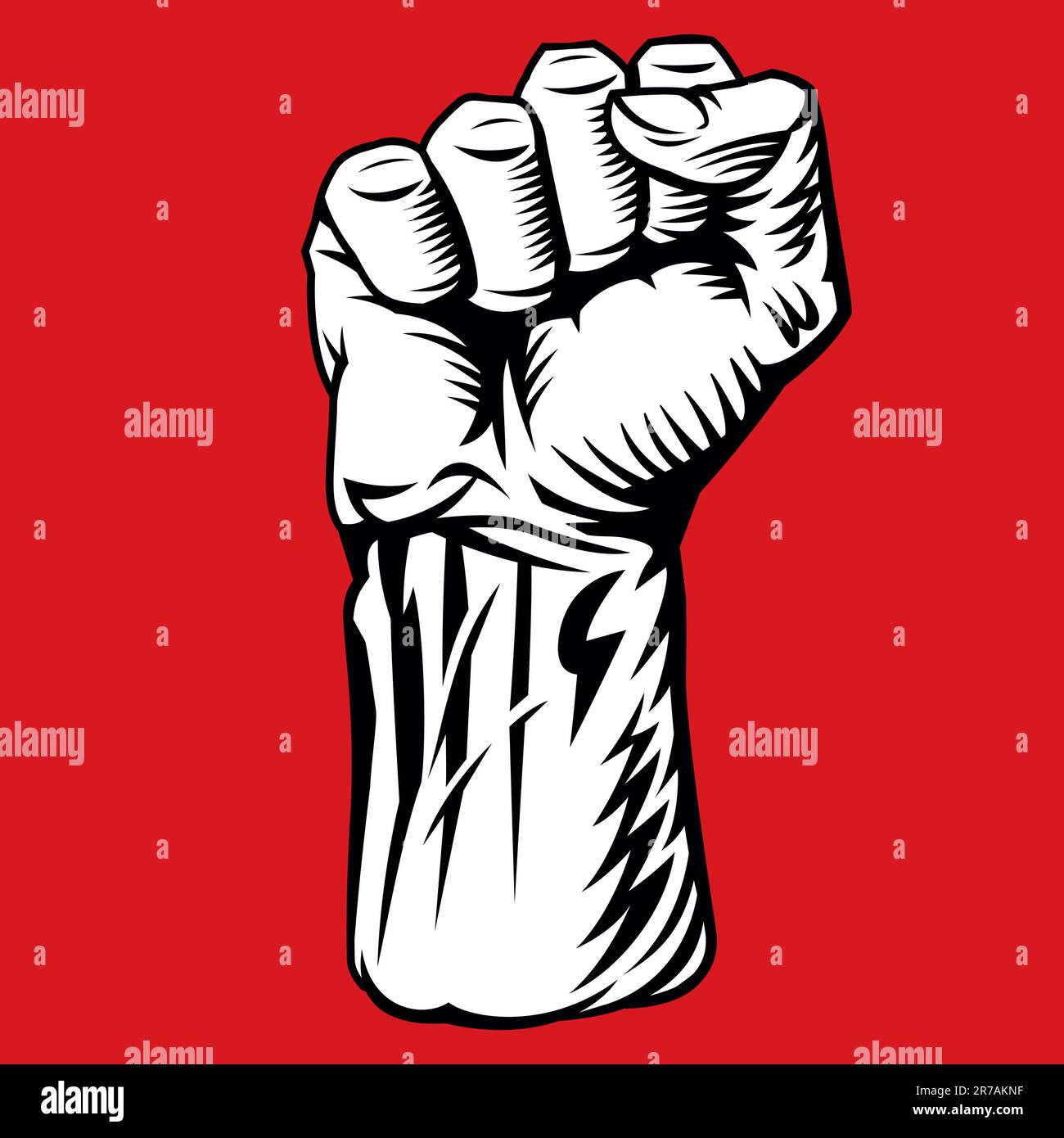 Struggle Hand Symbol. Vector Illustration Stock Vector Image & Art - Alamy