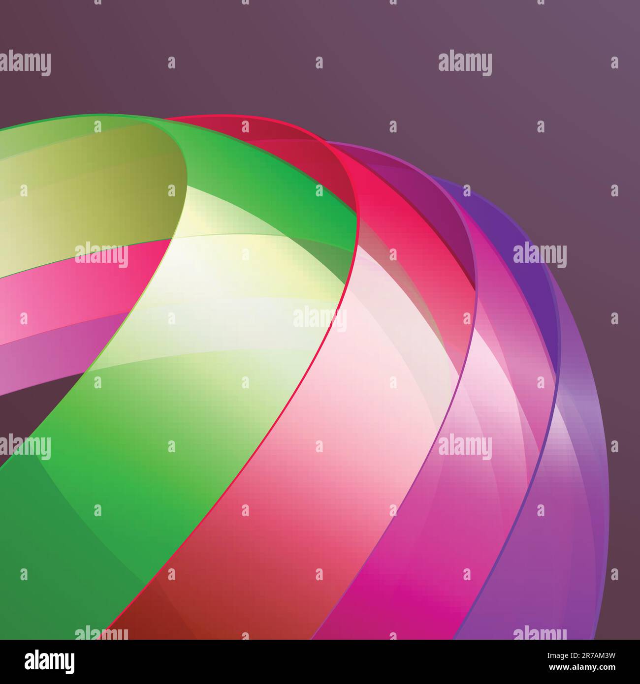 3d bright abstract background - vector illustration Stock Vector Image ...