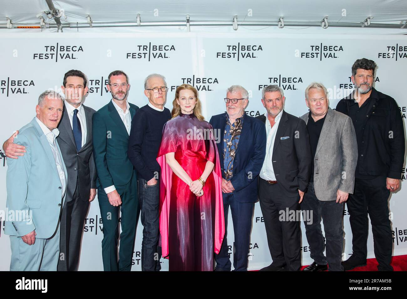 The Miracle Club talents team attends and posing at the Premiere during ...