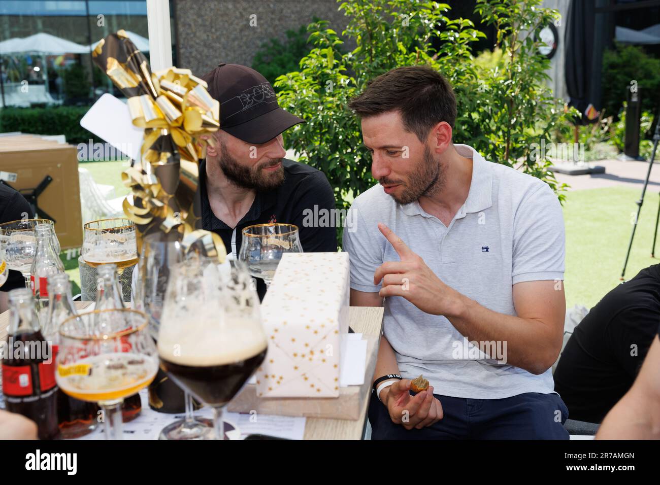 Oostende, Belgium. 14th June, 2023. Oostende's Pierre-Antoine Gillet ...