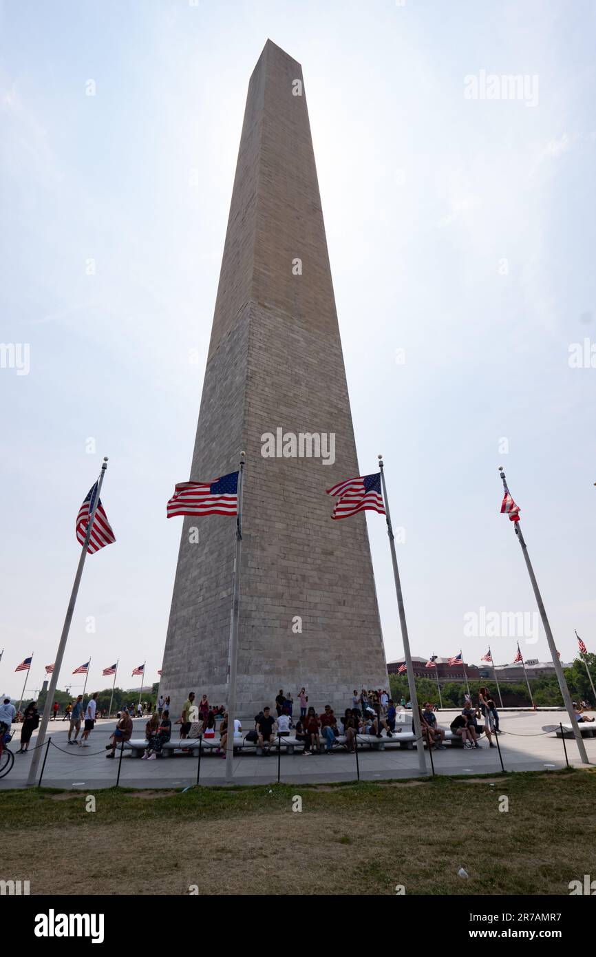 Washington Monument,( George Washington first president of USA ...
