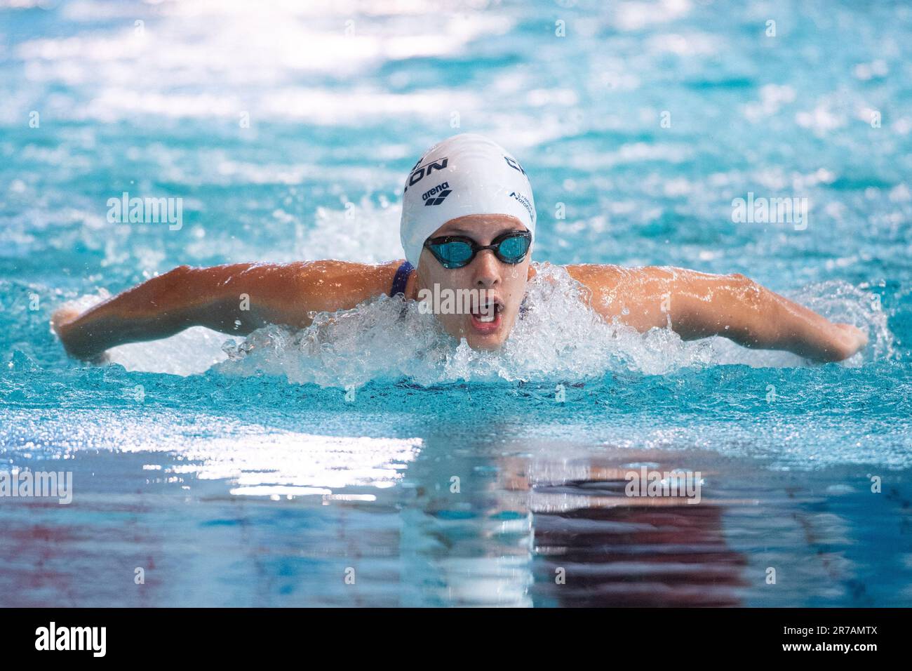 Rennes, France. 14th June, 2023. Laura Blanka Nemeth competes during ...