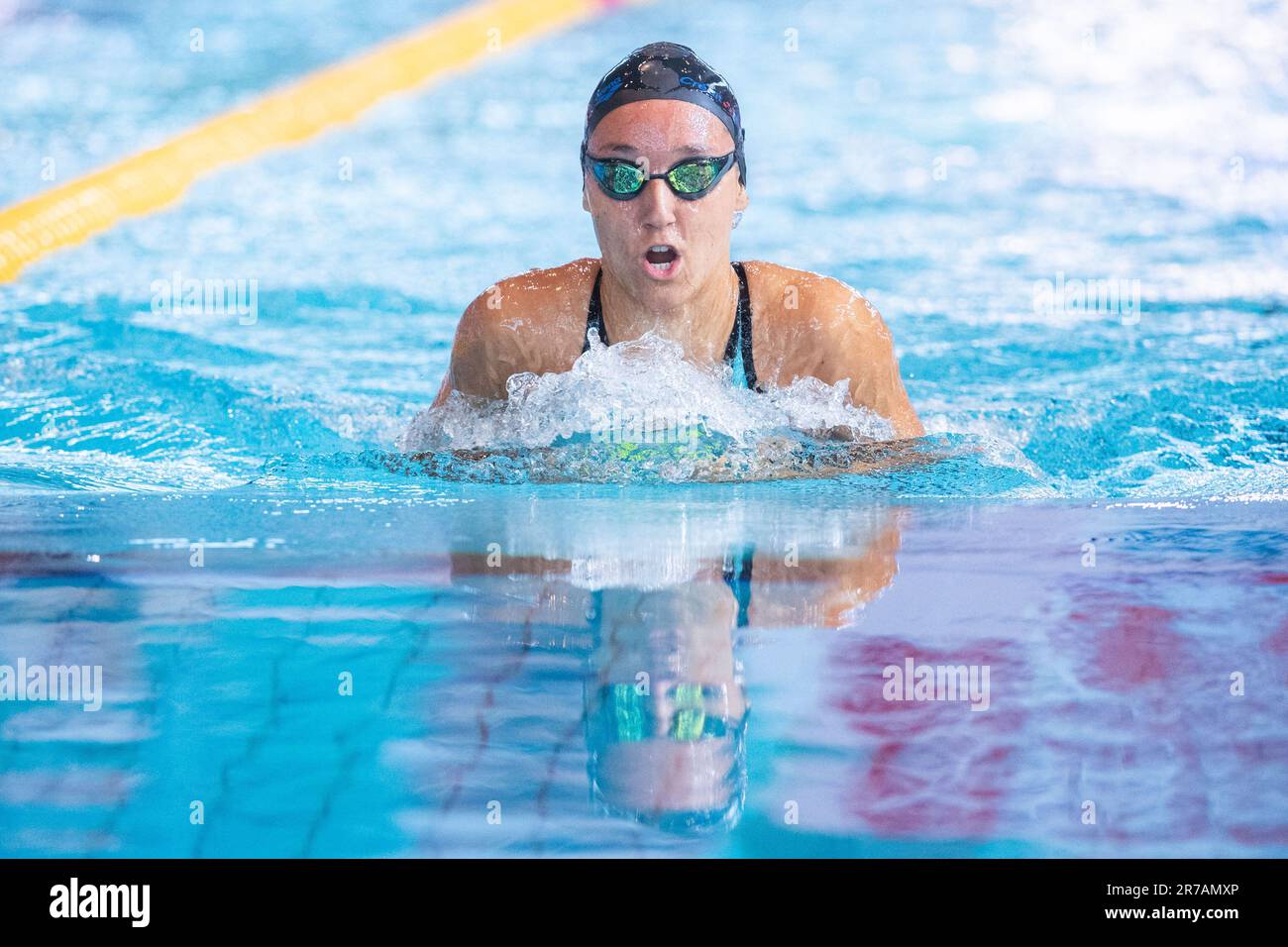 Rennes, France. 14th June, 2023. Malicia Rocher competes during the ...