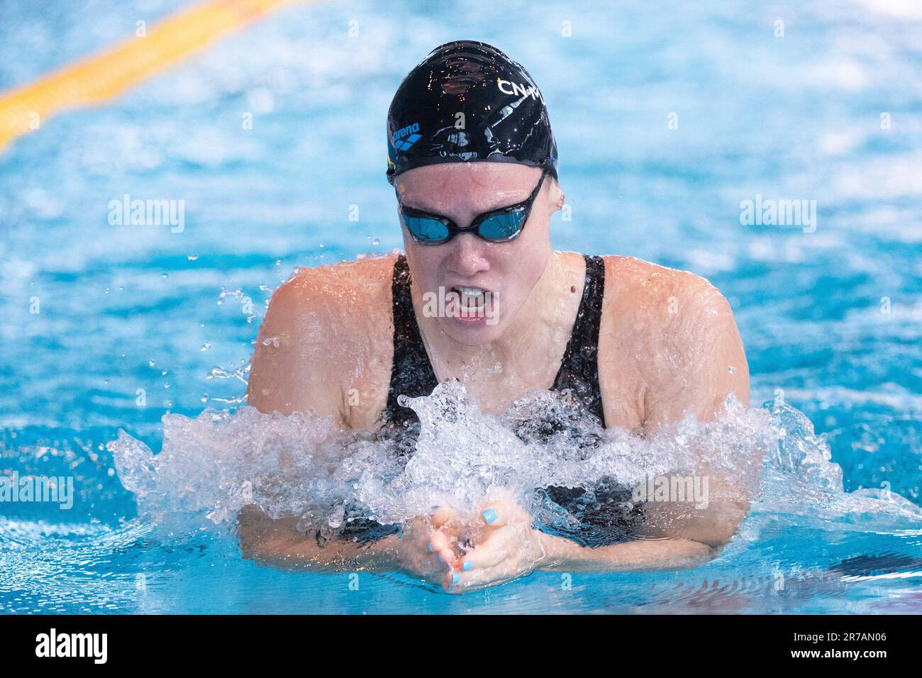 Rennes, France. 14th June, 2023. Florine Gaspard competes during the ...