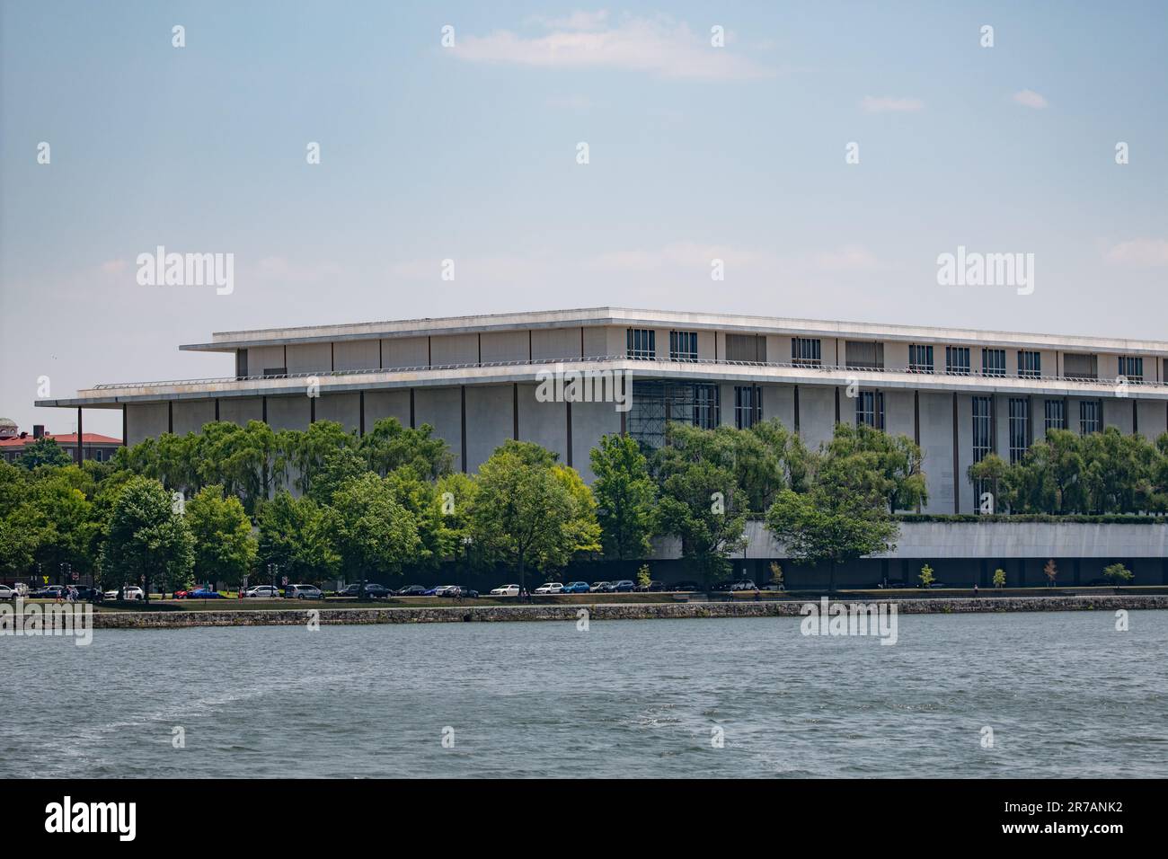 WASHINGTON, DC, USA . Kennedy Center and Potomac River USA. Picture ...