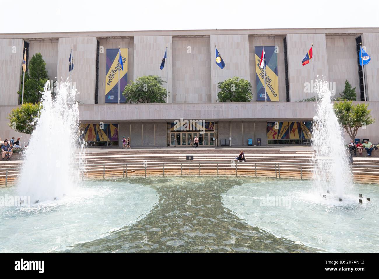 Entrance to National Museum of American history, Washington DC, USA ...