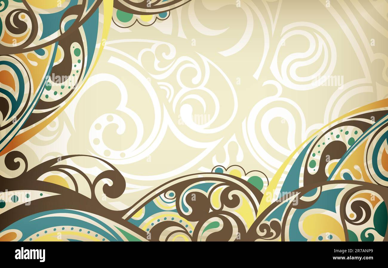 Illustration of abstract curve background Stock Vector Image & Art - Alamy