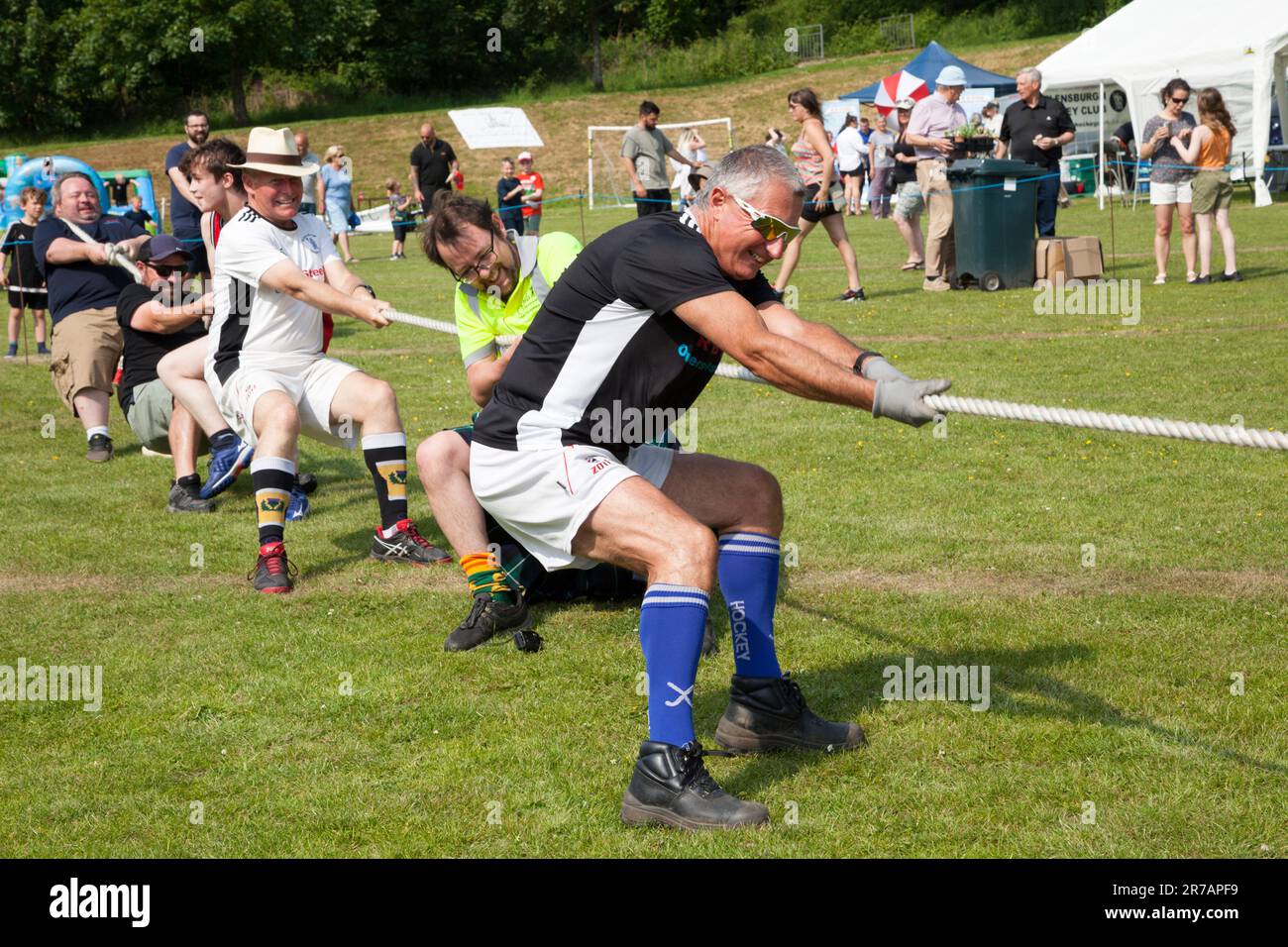 Tug of war, Rhu Gala, Scotland Stock Photo - Alamy