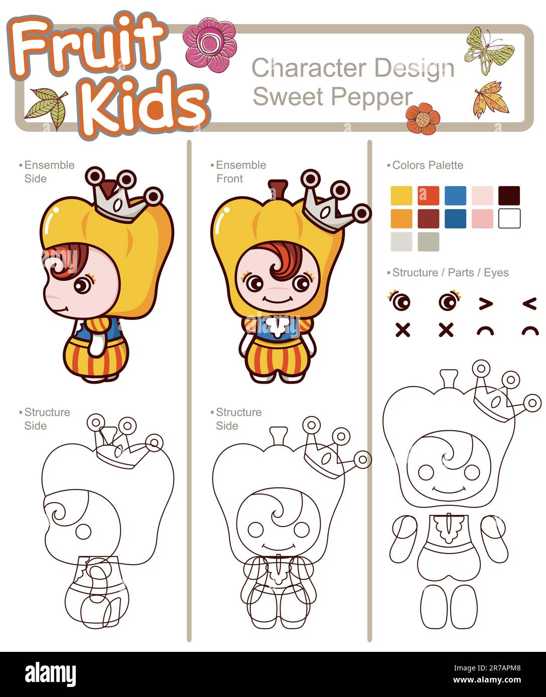 Illustration of how to draw little kids series Stock Vector Image & Art ...