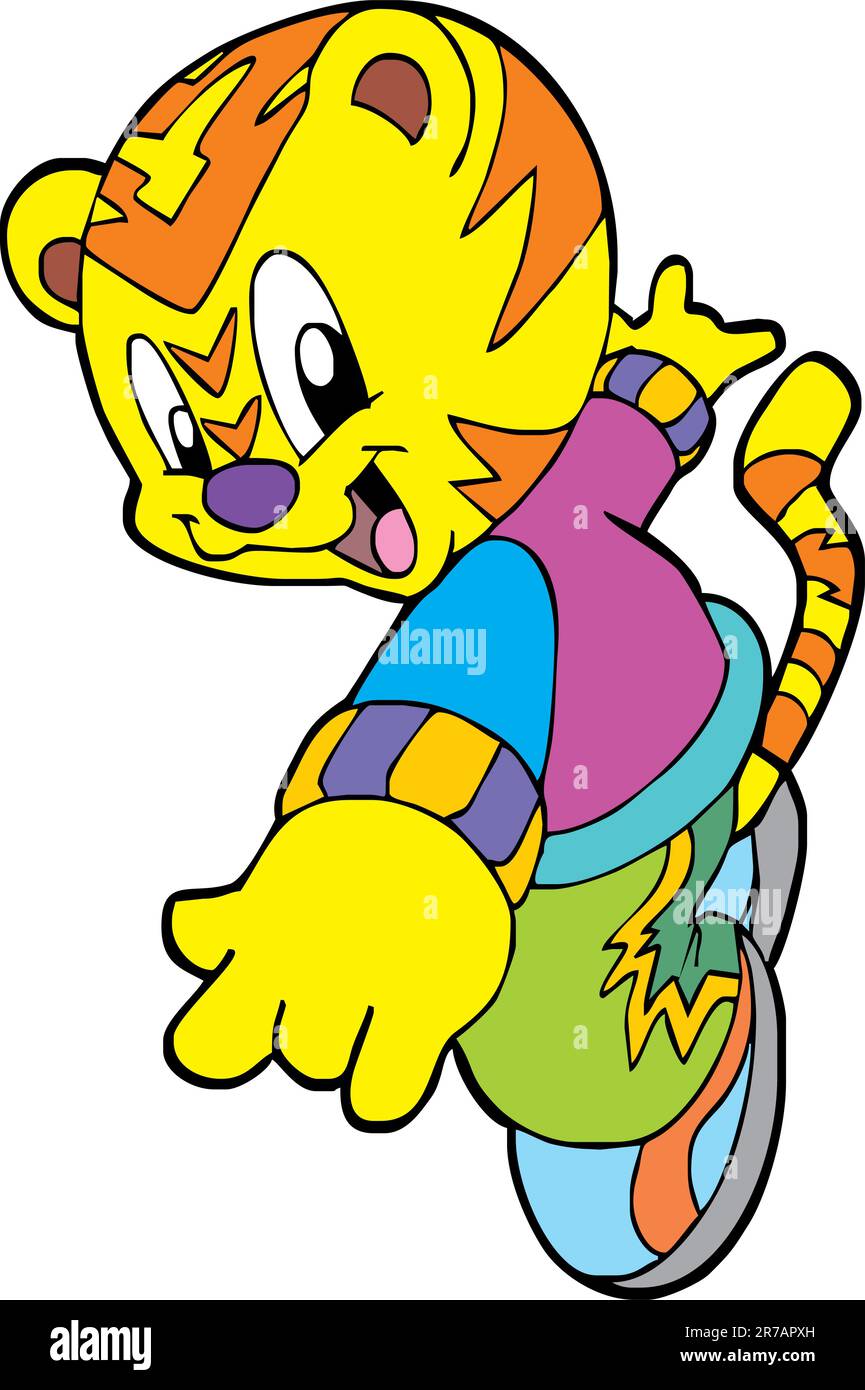 Illustrated character Stock Vector Images - Alamy
