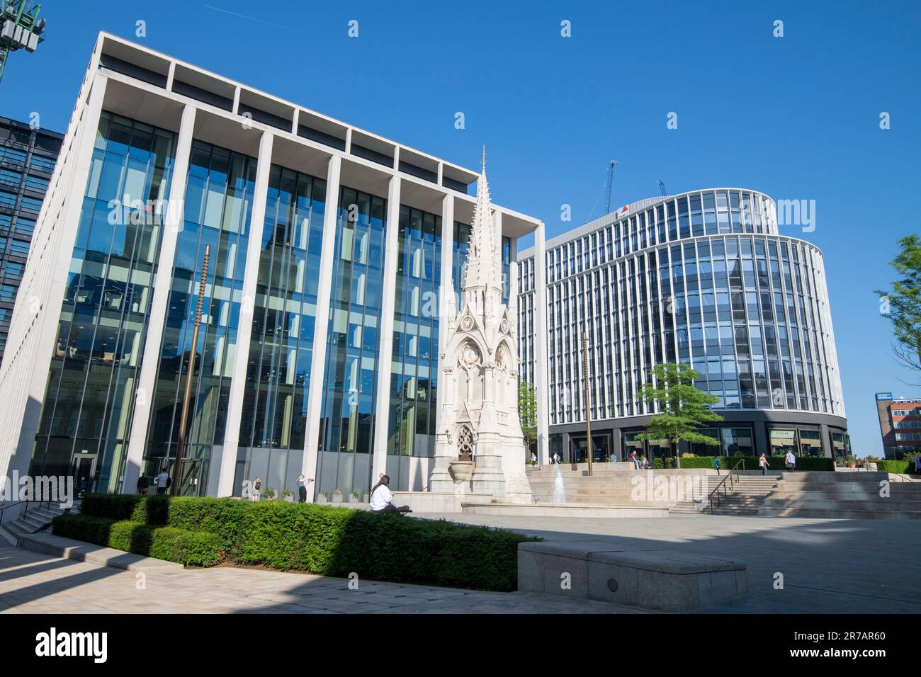 Chamberlain Square in Birmingham, West Midlands England UK Stock Photo ...