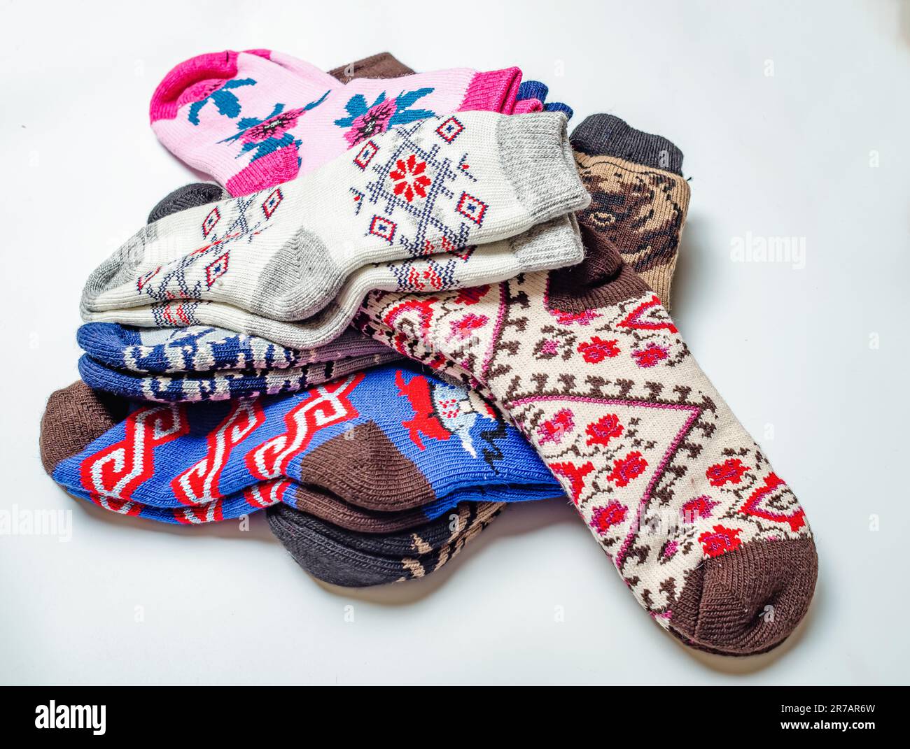 Socks with patterns hi-res stock photography and images - Alamy