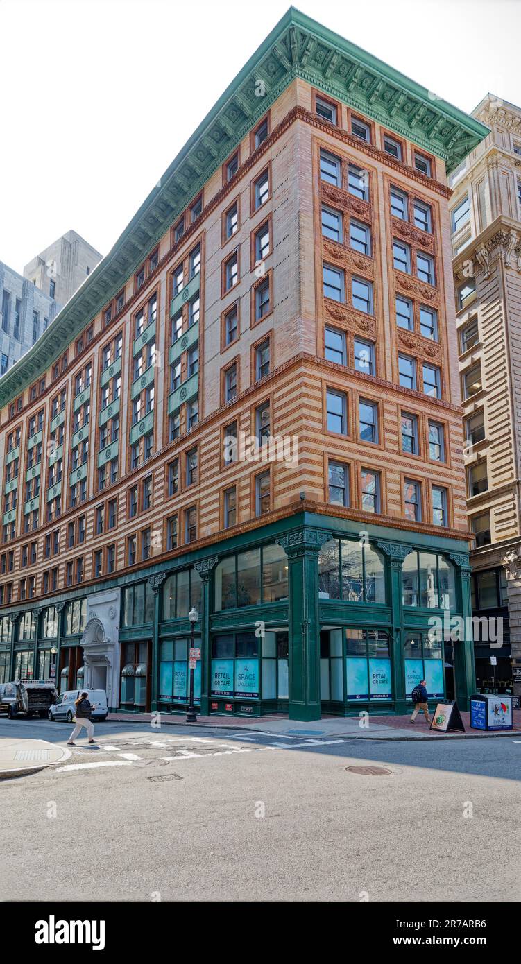 7 Water Street, aka Winthrop Building, was Boston’s first steel frame ...