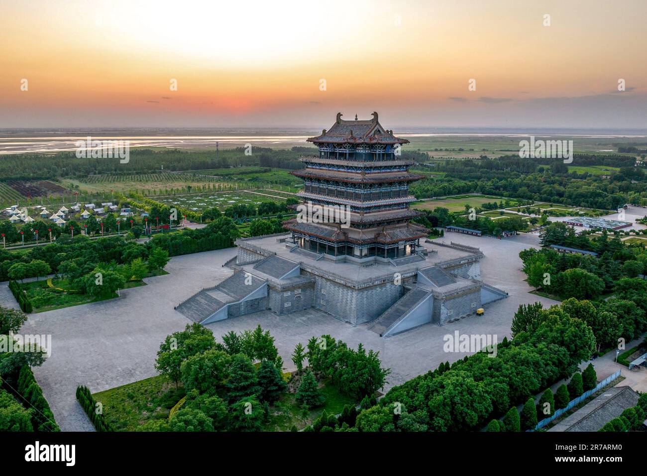 YUNCHENG, CHINA - JUNE 9, 2023 - Photo taken on June 9, 2023 shows the ...
