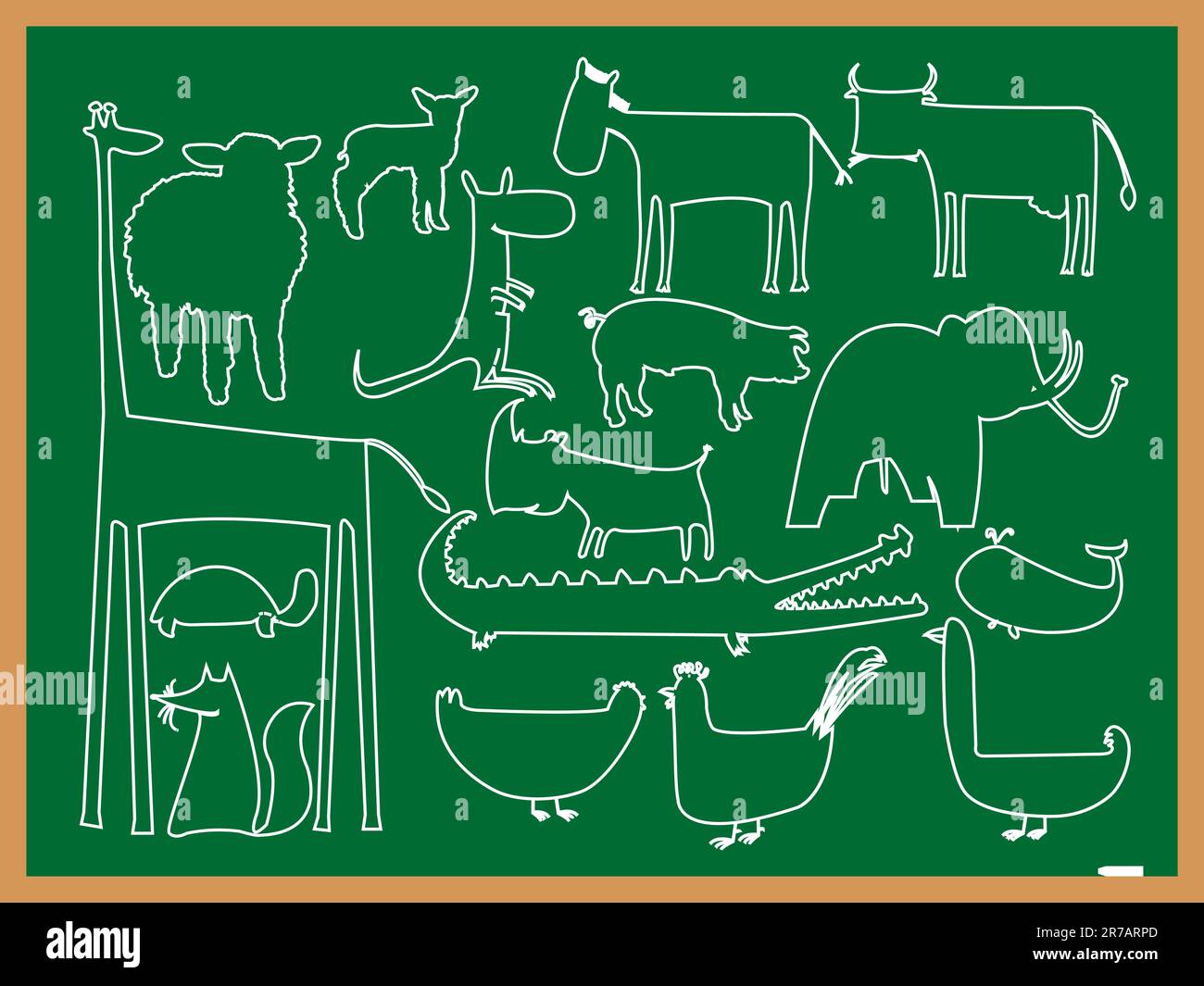 Student drawing animals hi-res stock photography and images - Alamy