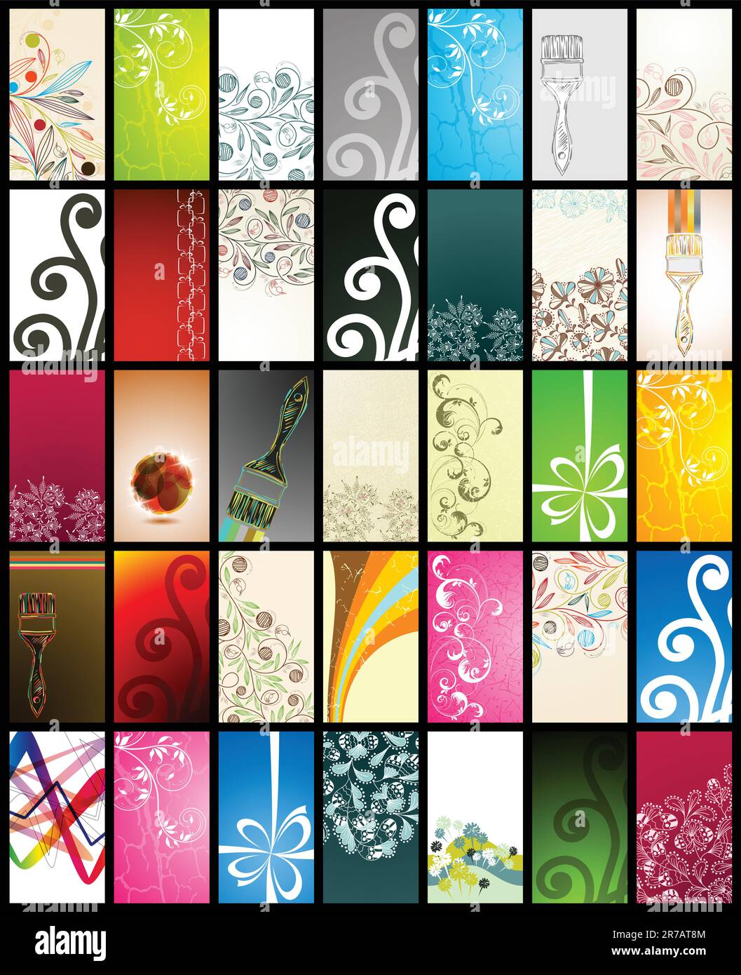 35 vertical business cards Stock Vector Image & Art - Alamy