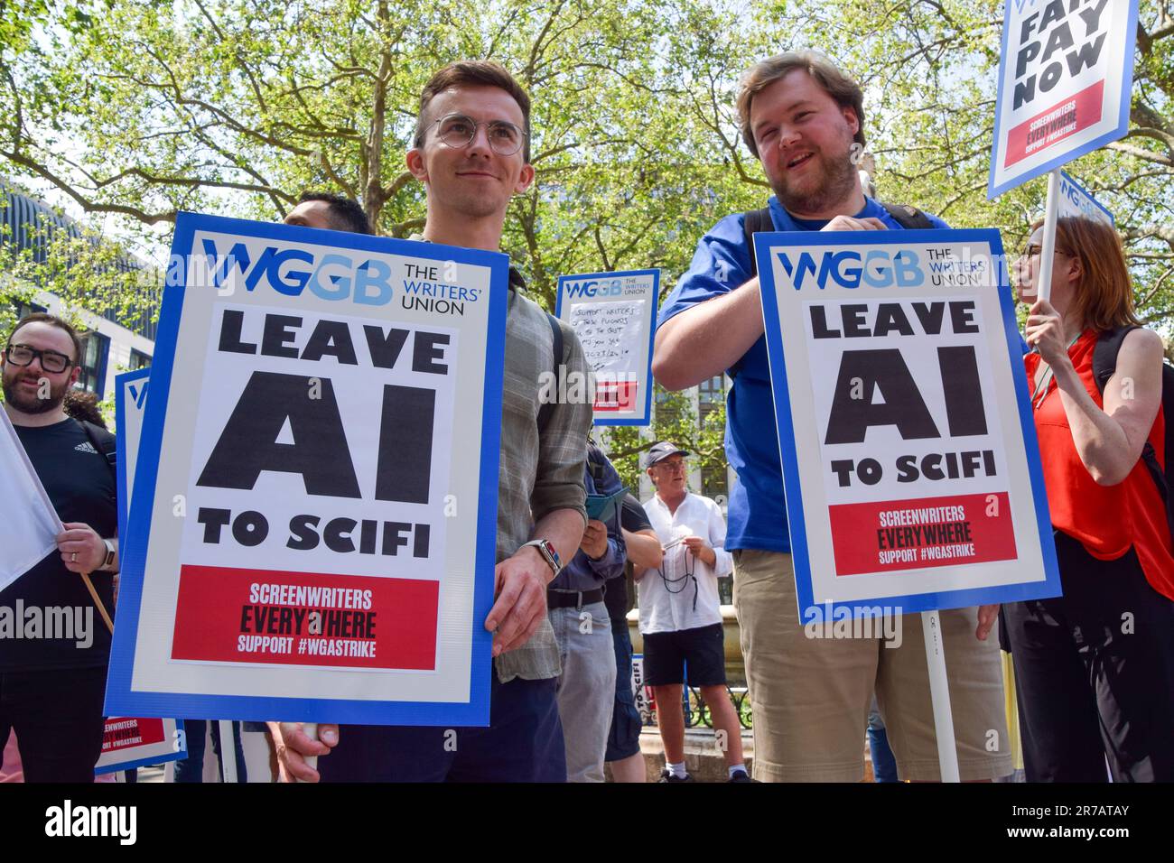London, England, UK. 14th June, 2023. UK screenwriters and Writers ...