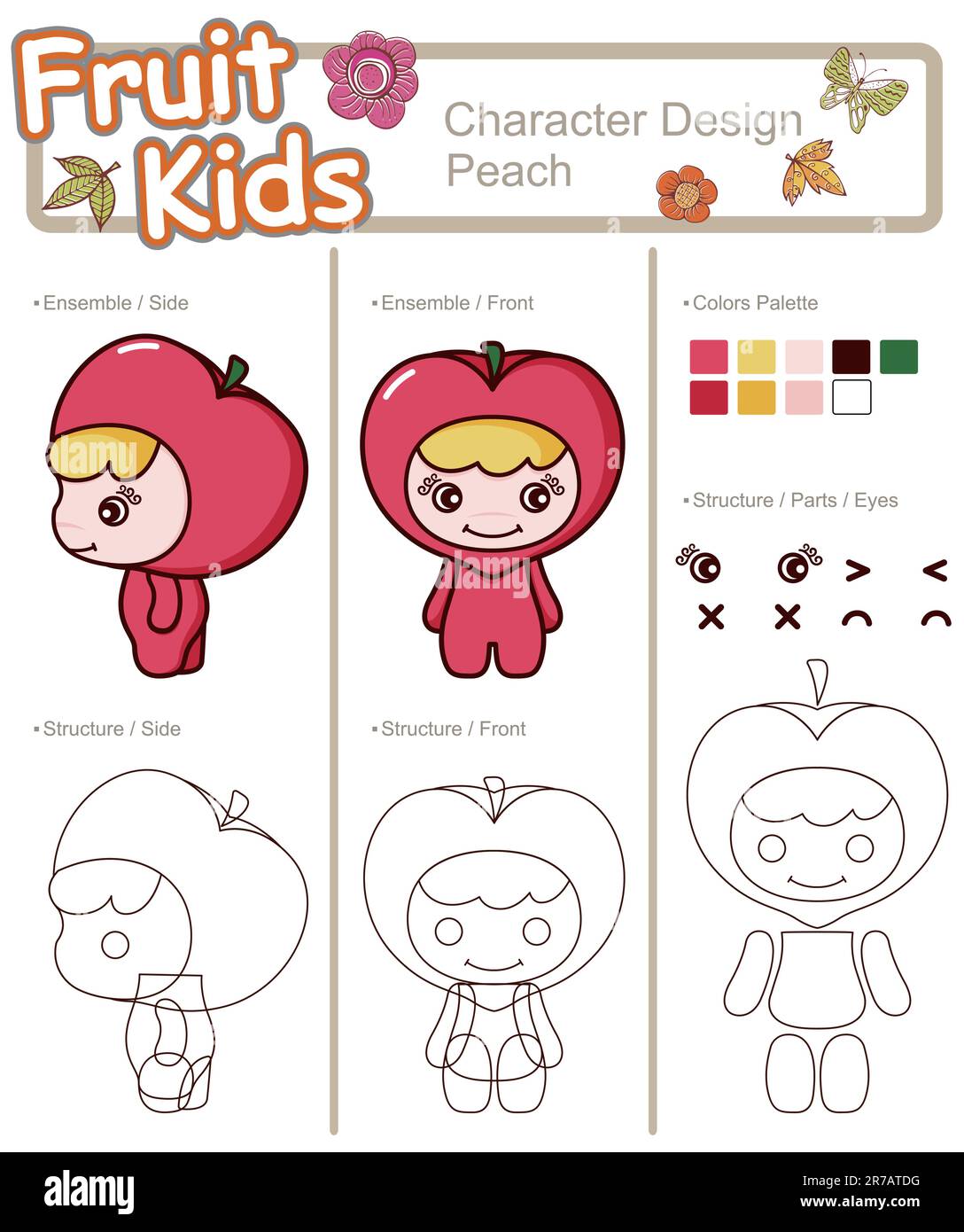 Illustration of how to draw little kids series Stock Vector Image & Art ...