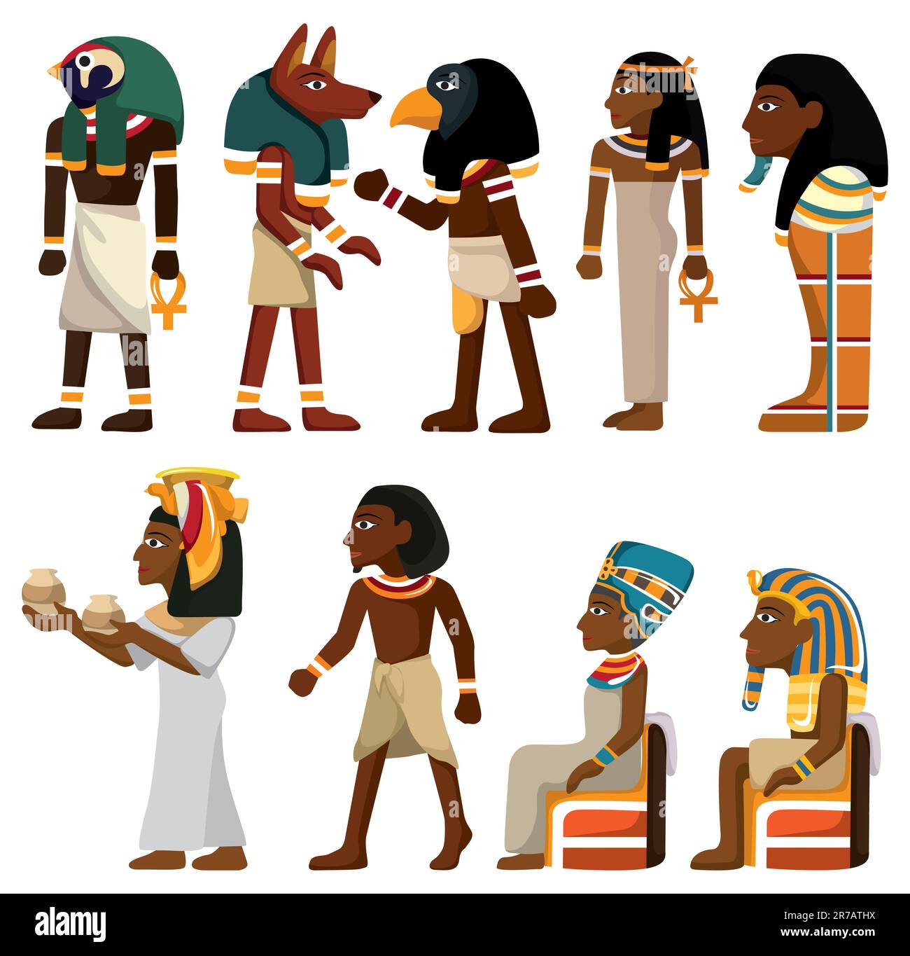 cartoon pharaoh icon Stock Vector Image & Art - Alamy