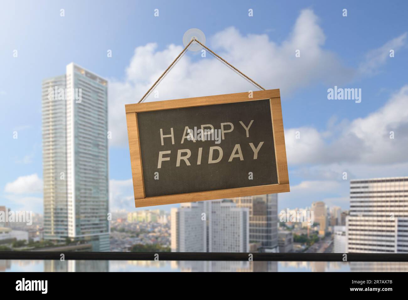 Weekend happy blackboard hi-res stock photography and images - Alamy